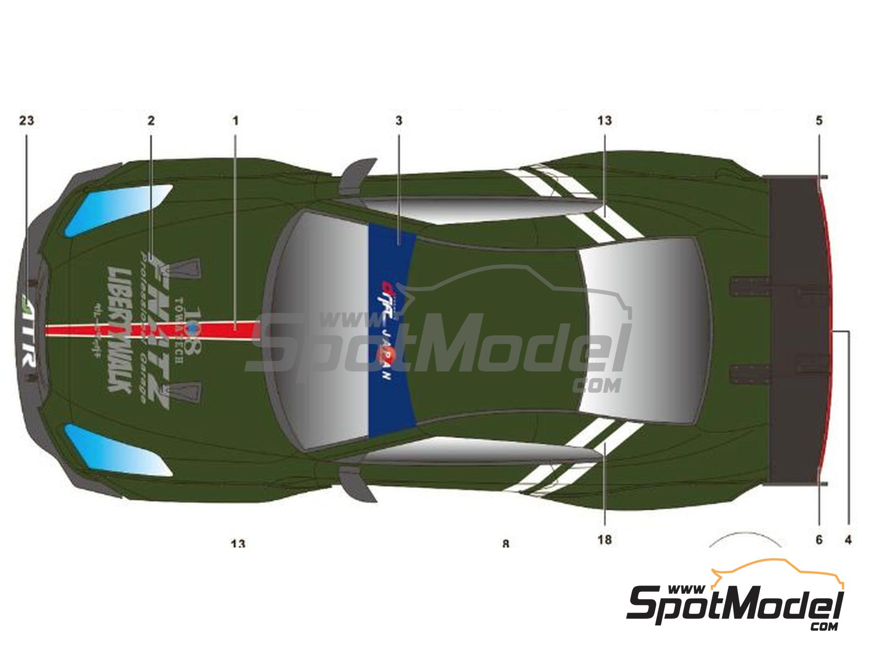 SK Decals SK24092: Marking / livery 1/24 scale - Liberty Walk LB Works ...