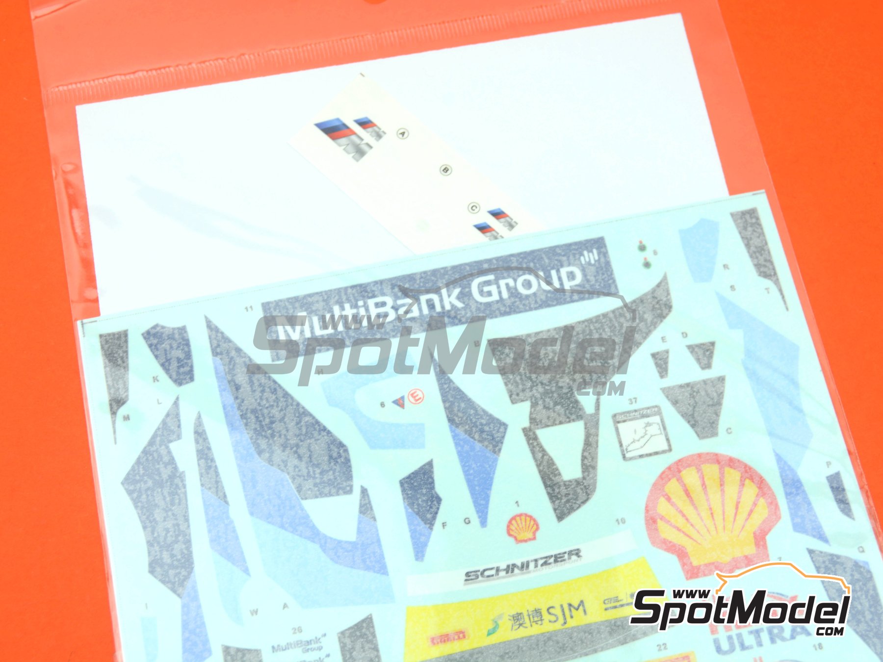 SK Decals SK24109: Marking / livery 1/24 scale - BMW M6 GT3 Schnitzer ...