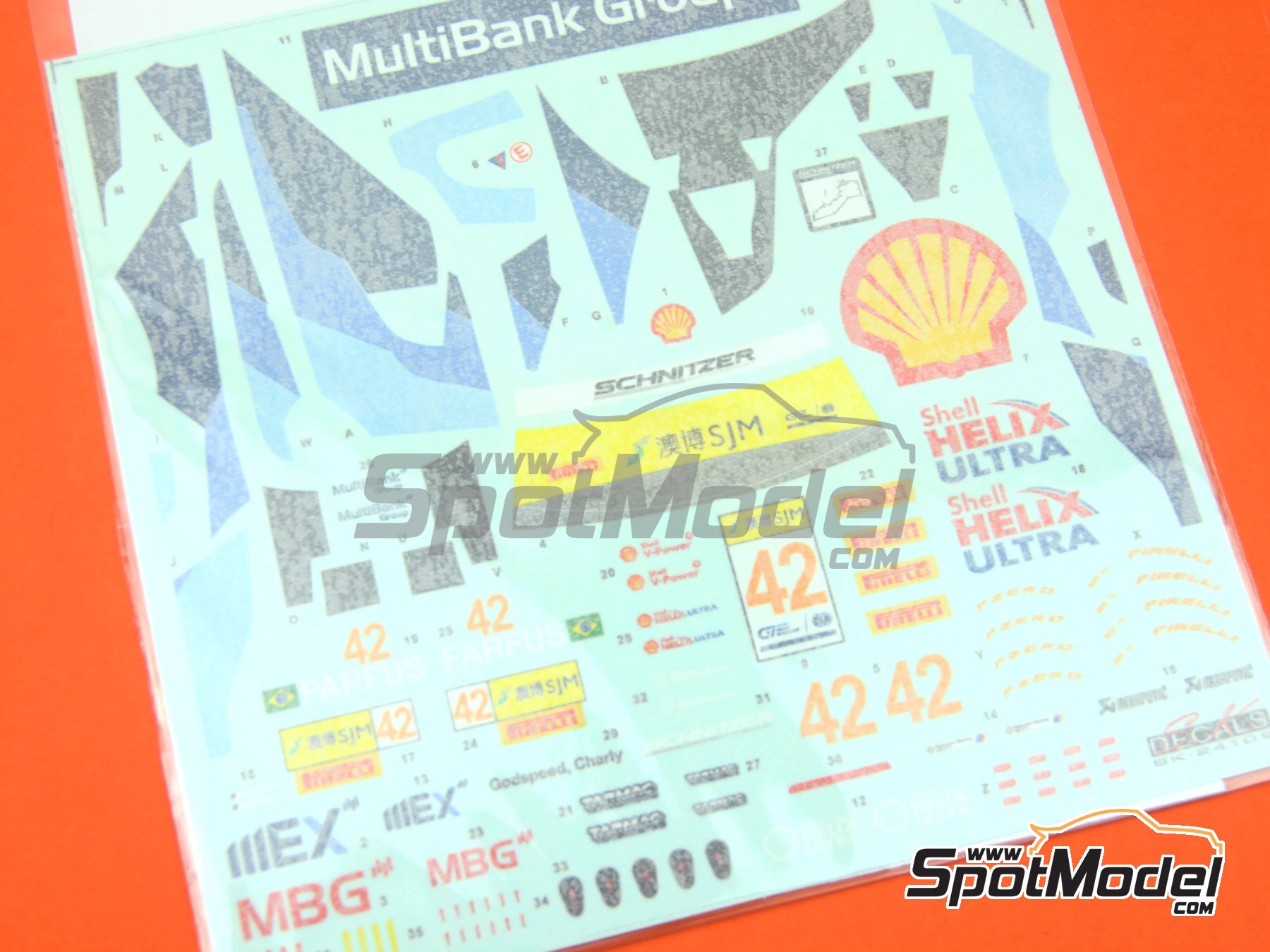 SK Decals SK24109: Marking / livery 1/24 scale - BMW M6 GT3 Schnitzer ...
