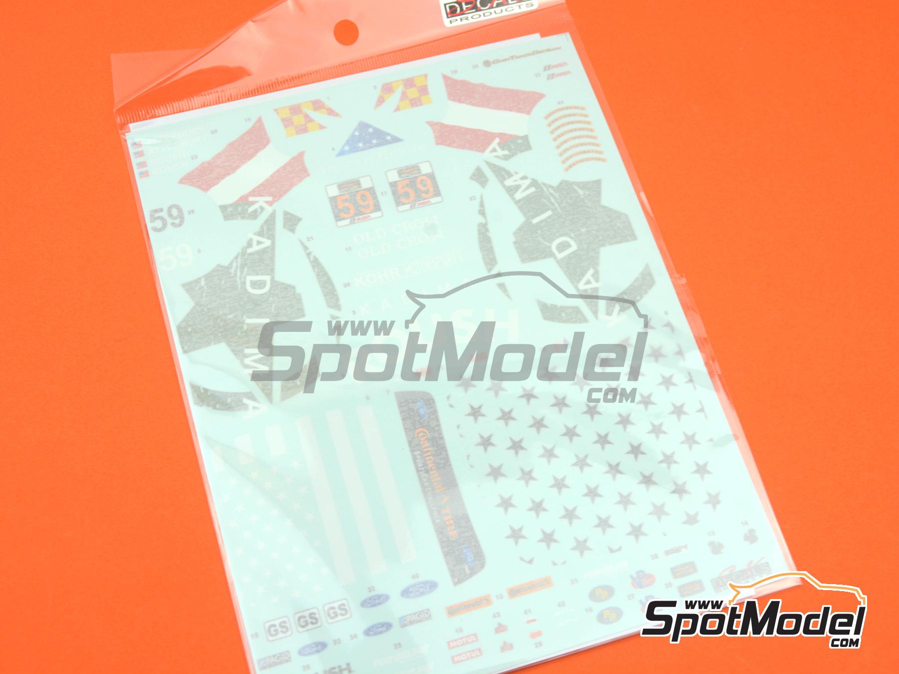 SK Decals SK24116: Marking / livery 1/24 scale - Ford Mustang GT4 KohR ...