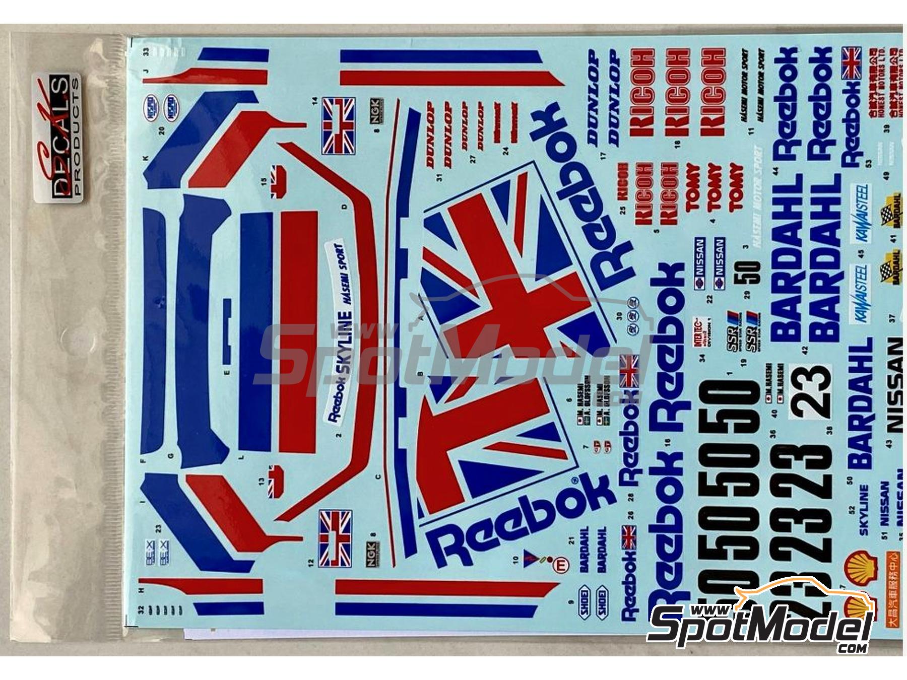 SK Decals SK24131: Marking / livery 1/24 scale - Nissan Skyline GTS-R ...