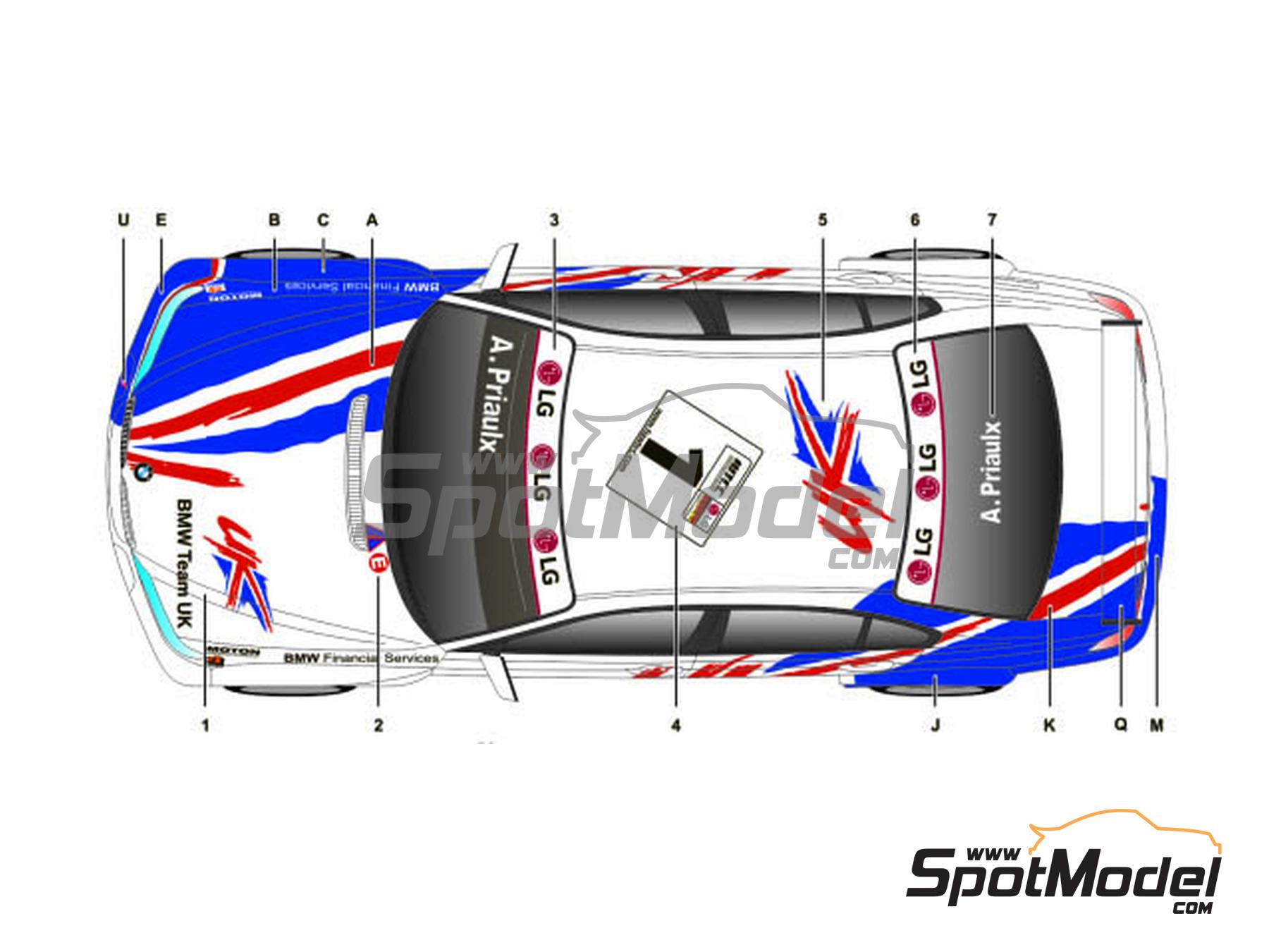 SK Decals SK24142: Marking / livery 1/24 scale - BMW 320i E46 BMW Team ...