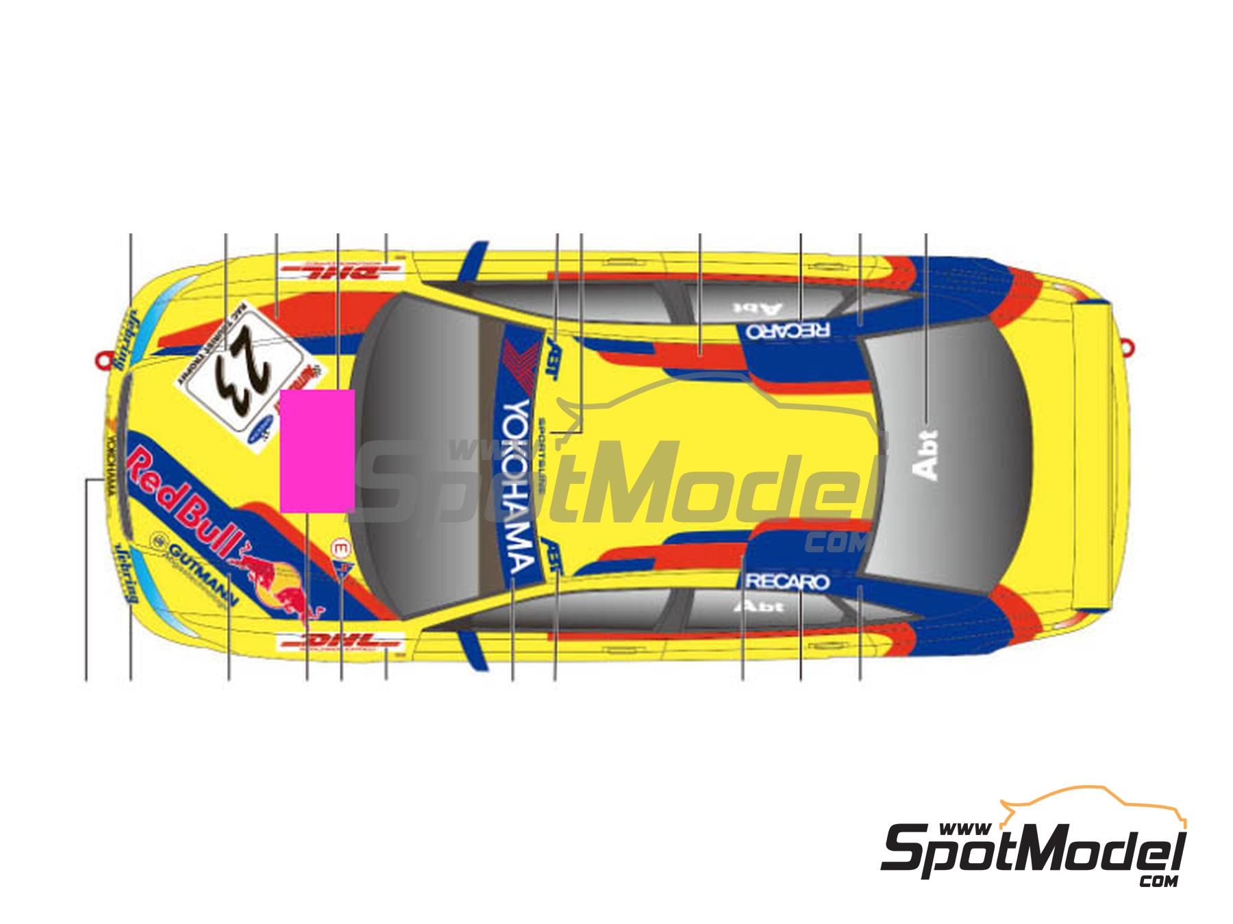SK Decals SK24151: Marking / livery 1/24 scale - Audi A4 Quattro Abt ...
