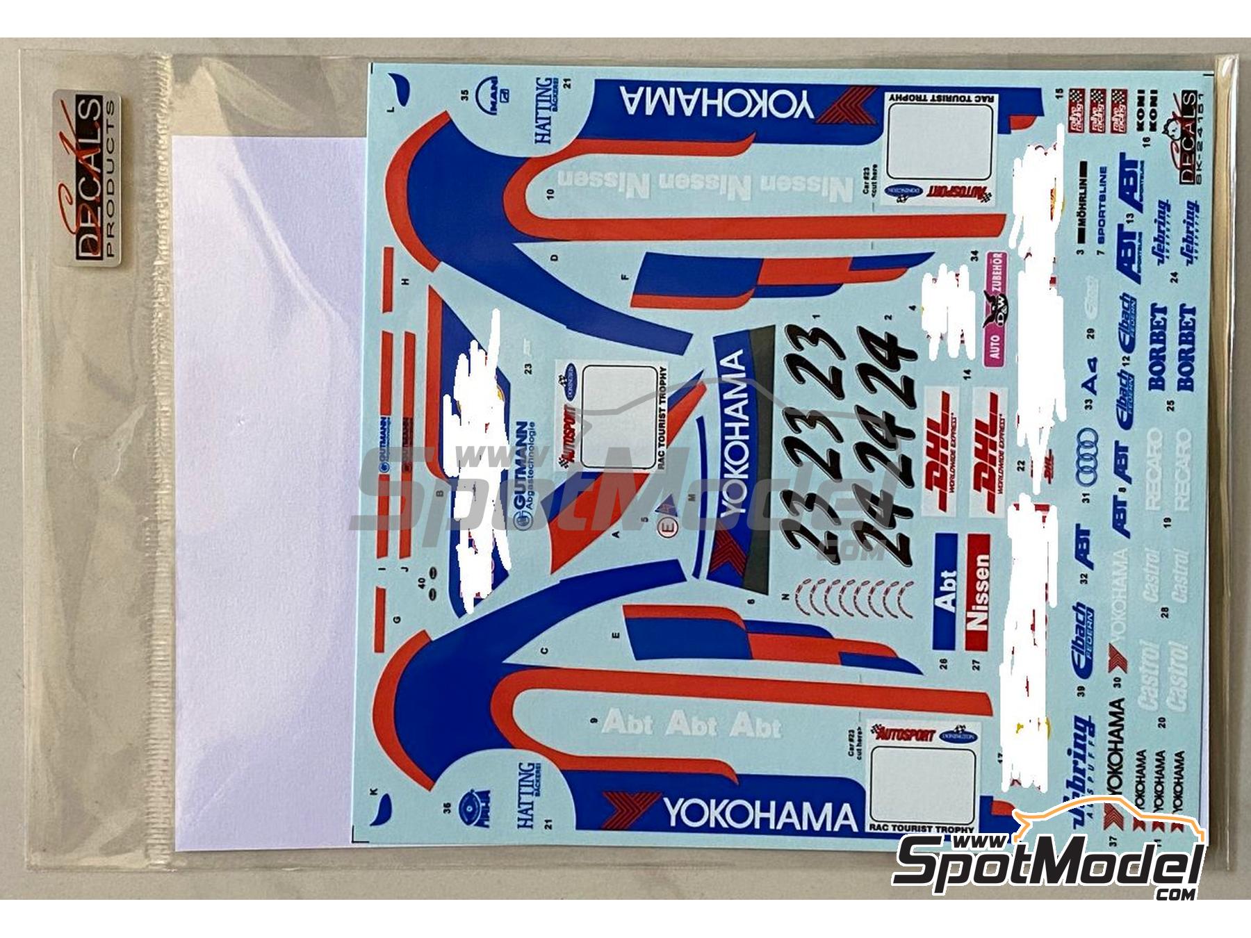 SK Decals SK24151: Marking / livery 1/24 scale - Audi A4 Quattro Abt ...