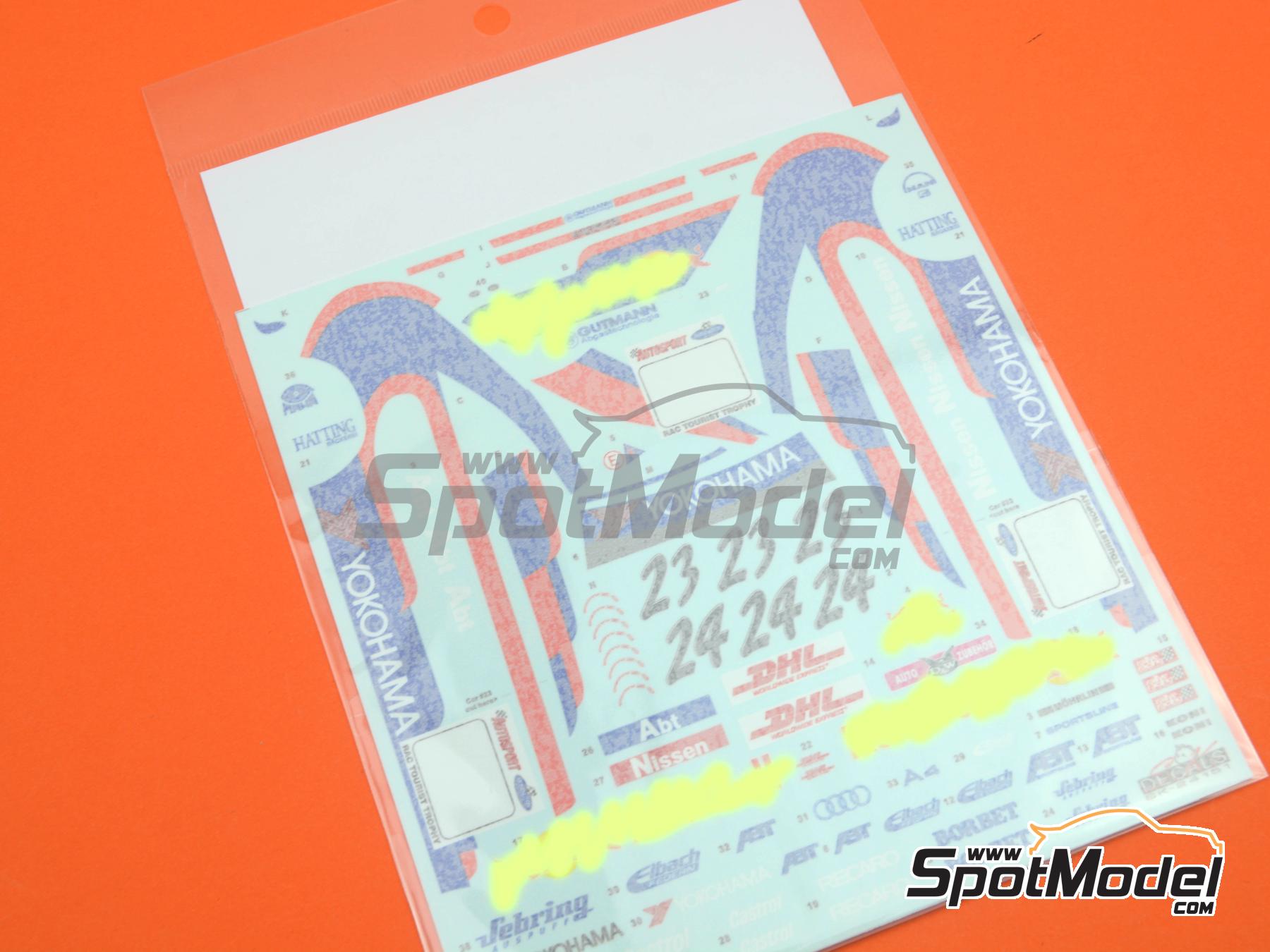 SK Decals SK24151: Marking / livery 1/24 scale - Audi A4 Quattro Abt ...