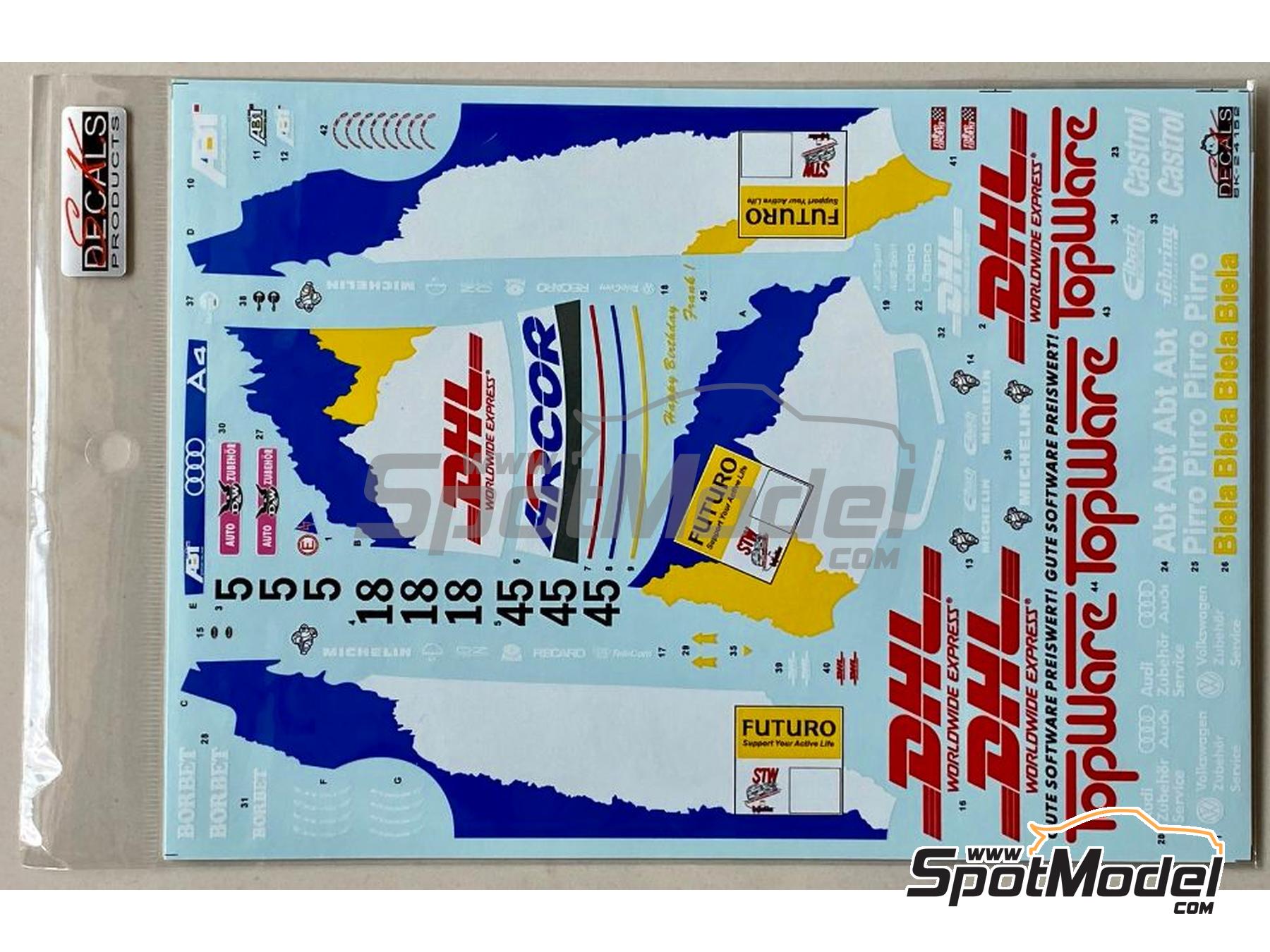 SK Decals SK24152: Marking / livery 1/24 scale - Audi A4 Quattro Abt ...