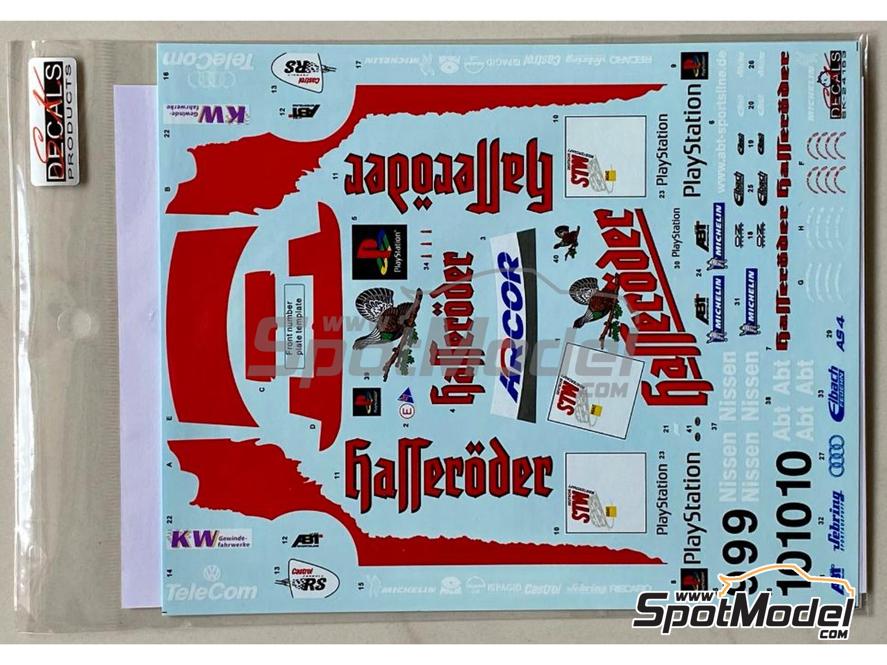 SK Decals SK24153: Marking / livery 1/24 scale - Audi A4 Quattro Abt ...