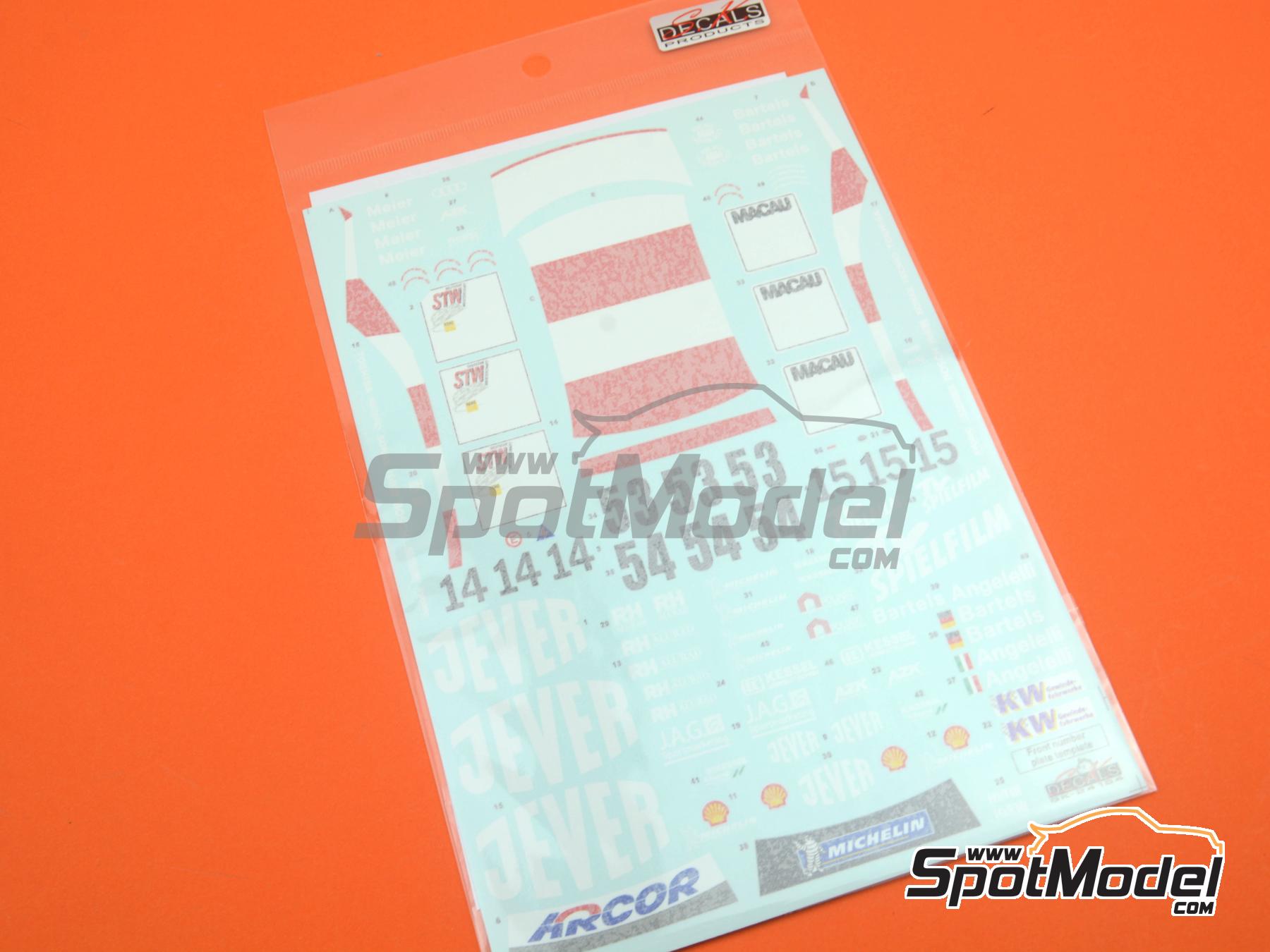 SK Decals SK24154: Marking / livery 1/24 scale - Audi A4 Quattro AZK ...