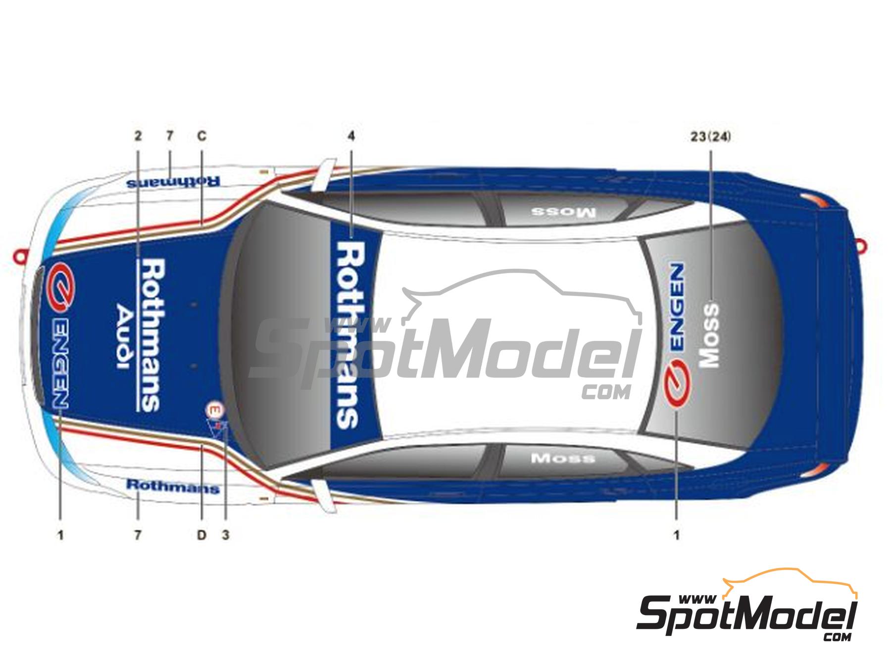 SK Decals SK24157: Marking / livery 1/24 scale - Audi A4 Quattro Audi ...