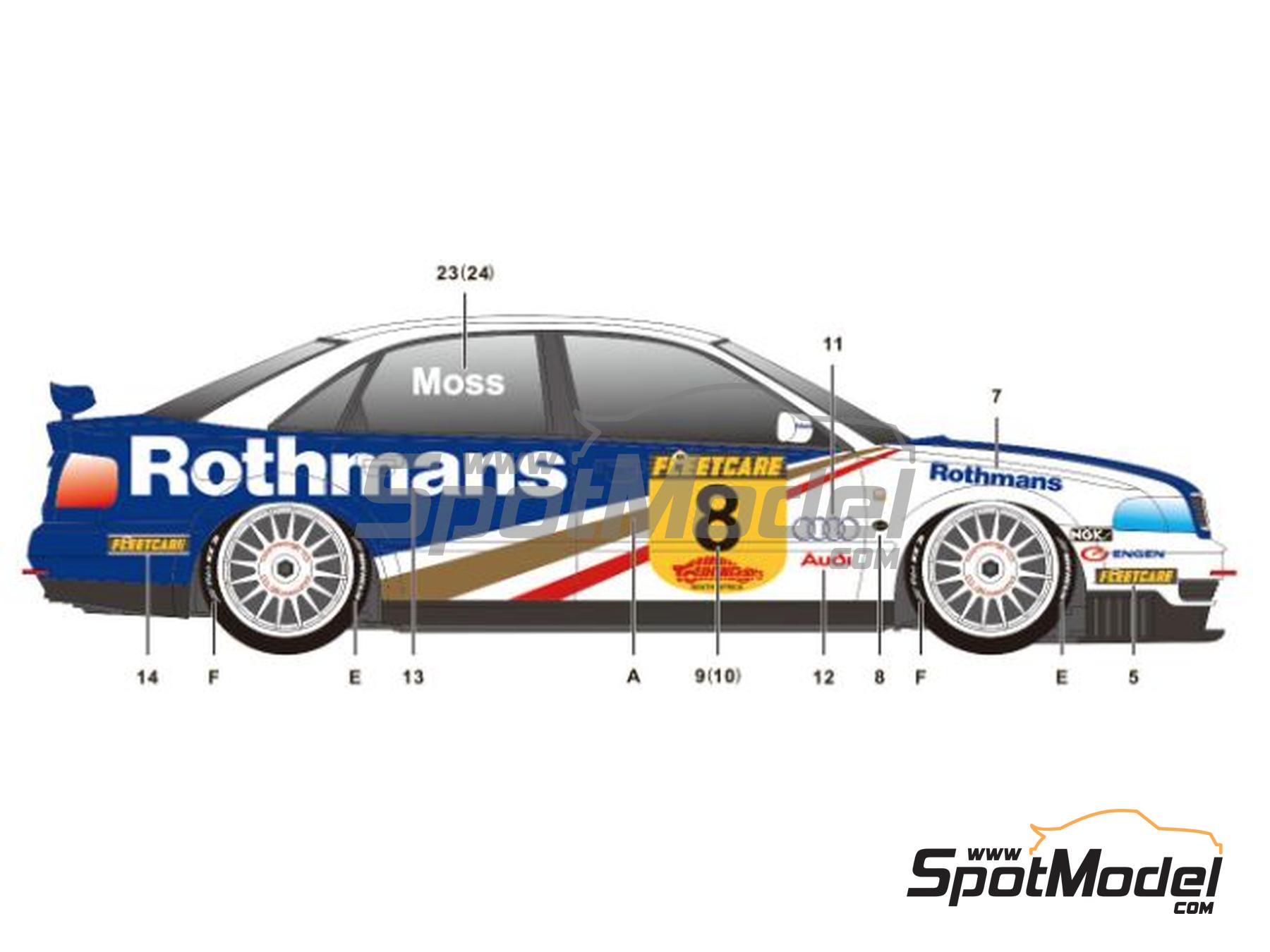 SK Decals SK24157: Marking / livery 1/24 scale - Audi A4 Quattro Audi ...