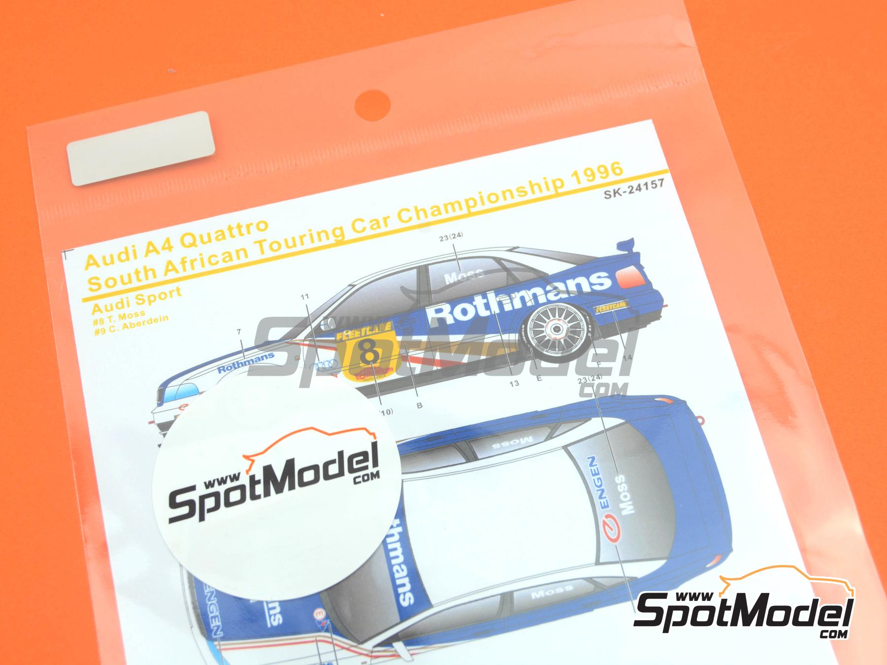 SK Decals SK24157: Marking / livery 1/24 scale - Audi A4 Quattro Audi ...