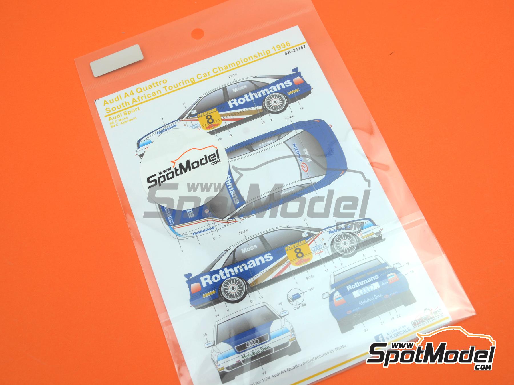 SK Decals SK24157: Marking / livery 1/24 scale - Audi A4 Quattro Audi ...