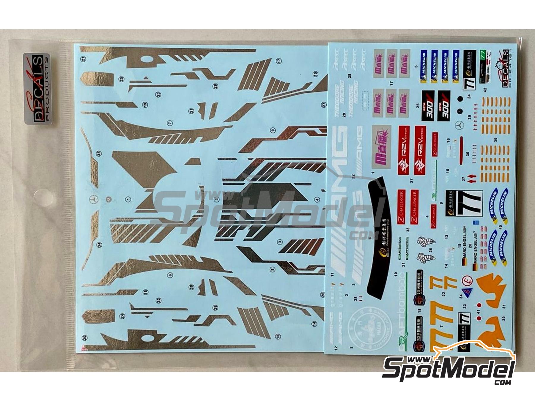 SK Decals SK24161: Marking / livery 1/24 scale - Mercedes AMG GT Evo ...