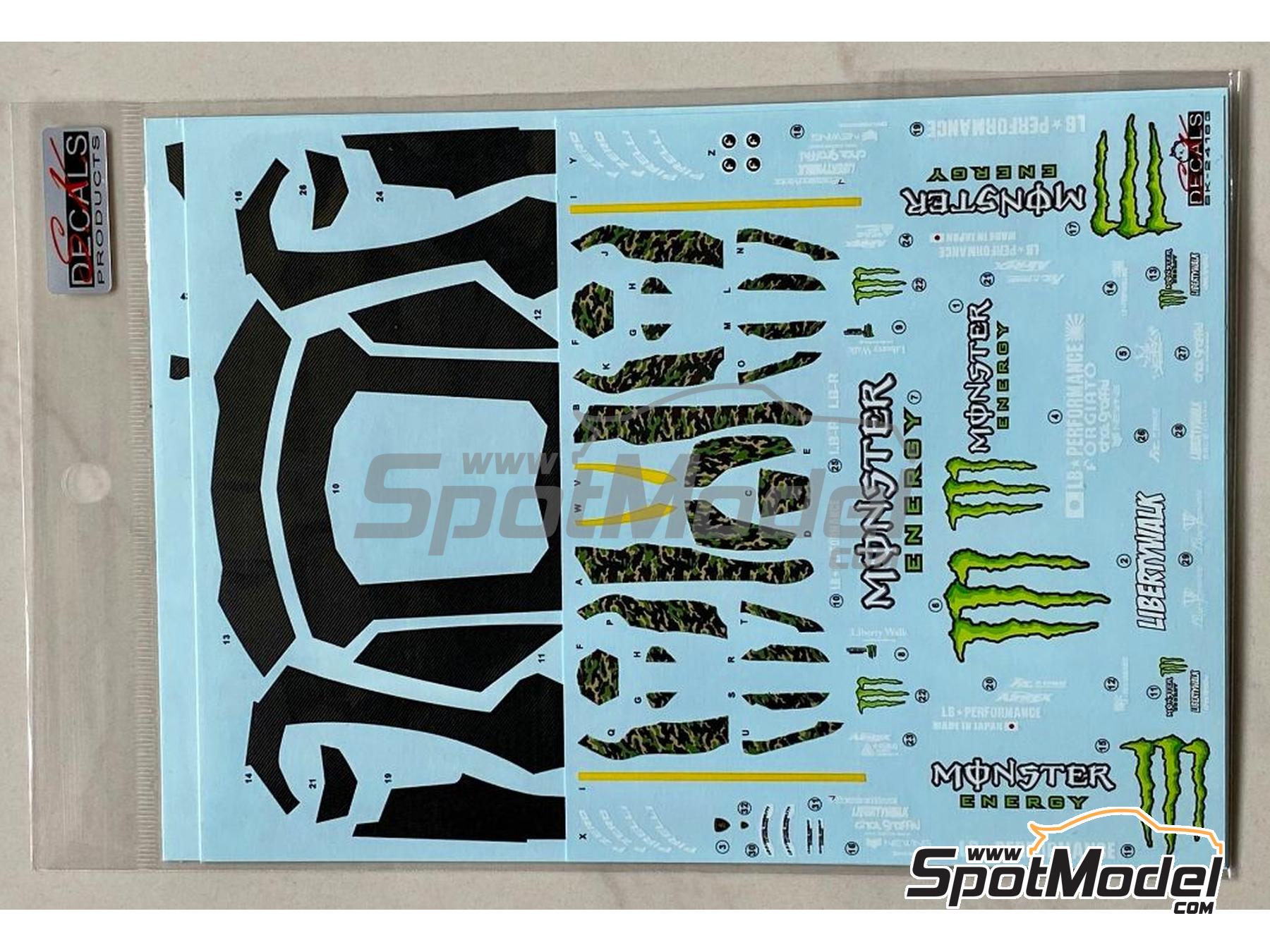 SK Decals SK24163: Marking / livery 1/24 scale - Lamborghini Aventador ...
