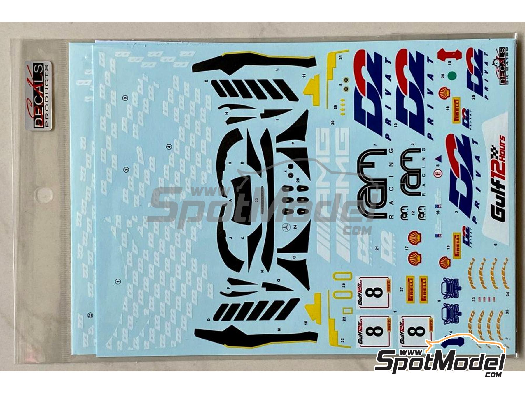 SK Decals SK24169: Marking / livery 1/24 scale - Mercedes AMG GT3 Evo ...