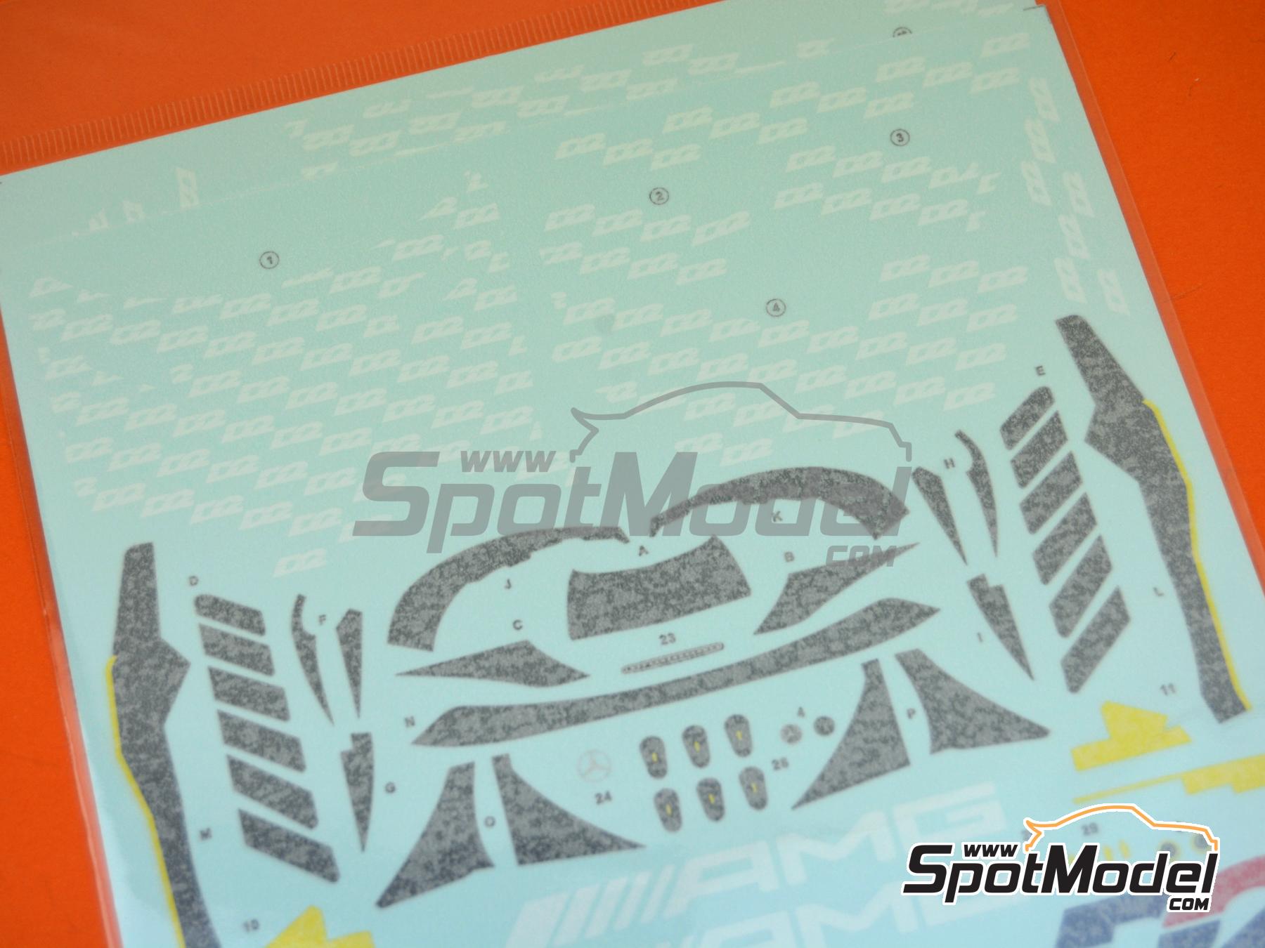 SK Decals SK24169: Marking / livery 1/24 scale - Mercedes AMG GT3 Evo ...