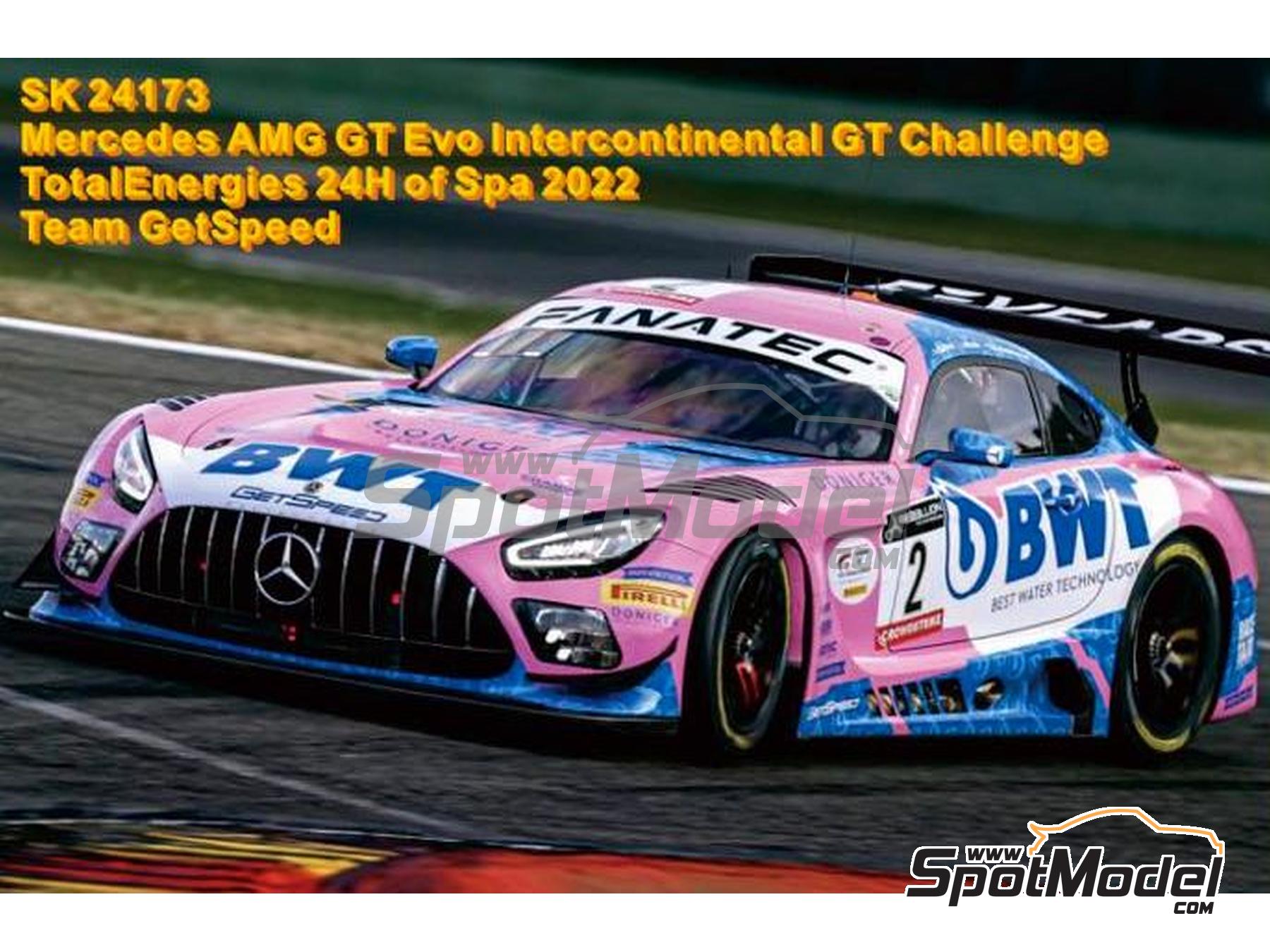 SK Decals SK24173: Marking / livery 1/24 scale - Mercedes AMG GT3 Evo ...