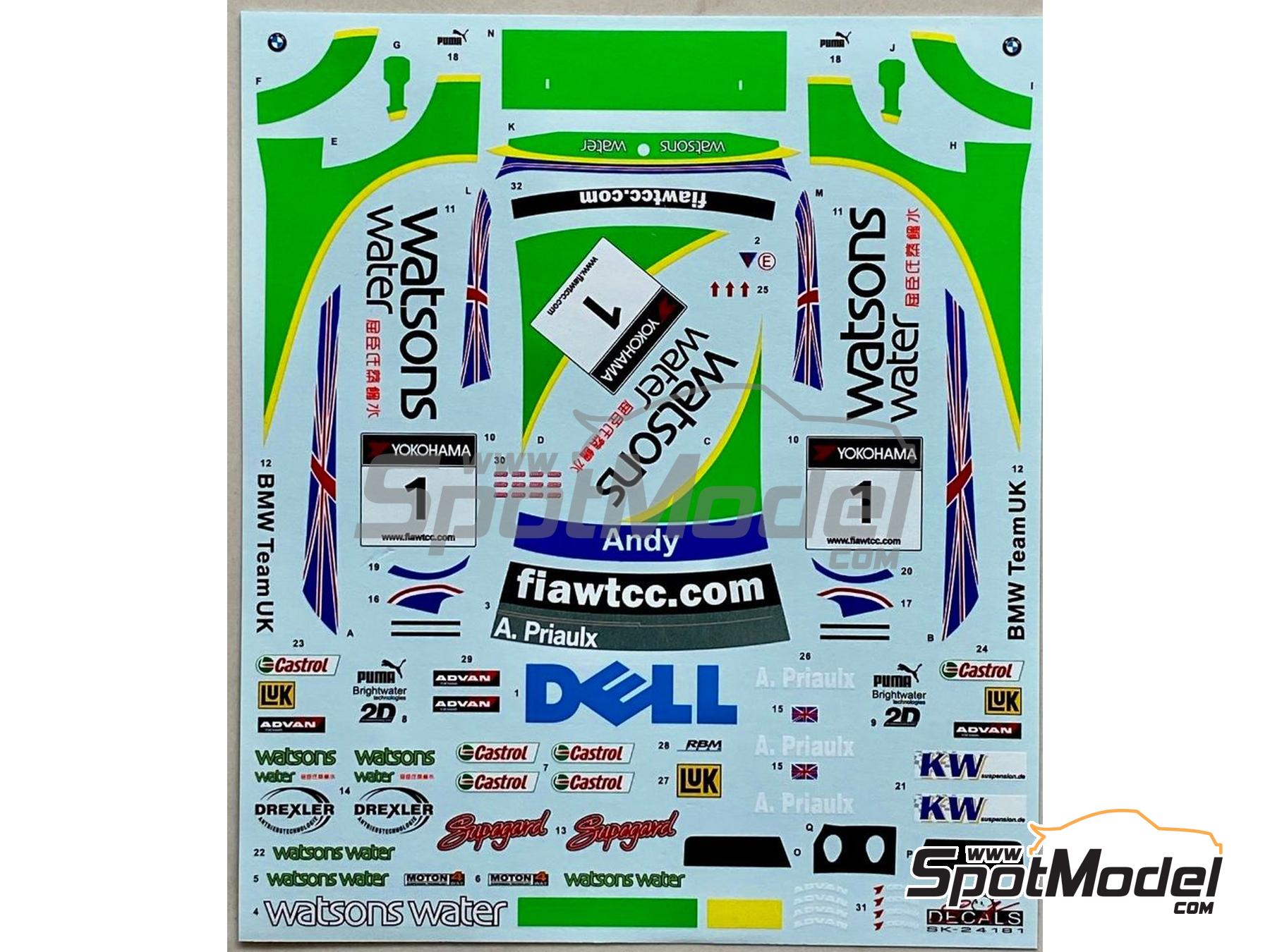 SK Decals SK24181: Marking / livery 1/24 scale - BMW 320si E90 BMW UK ...