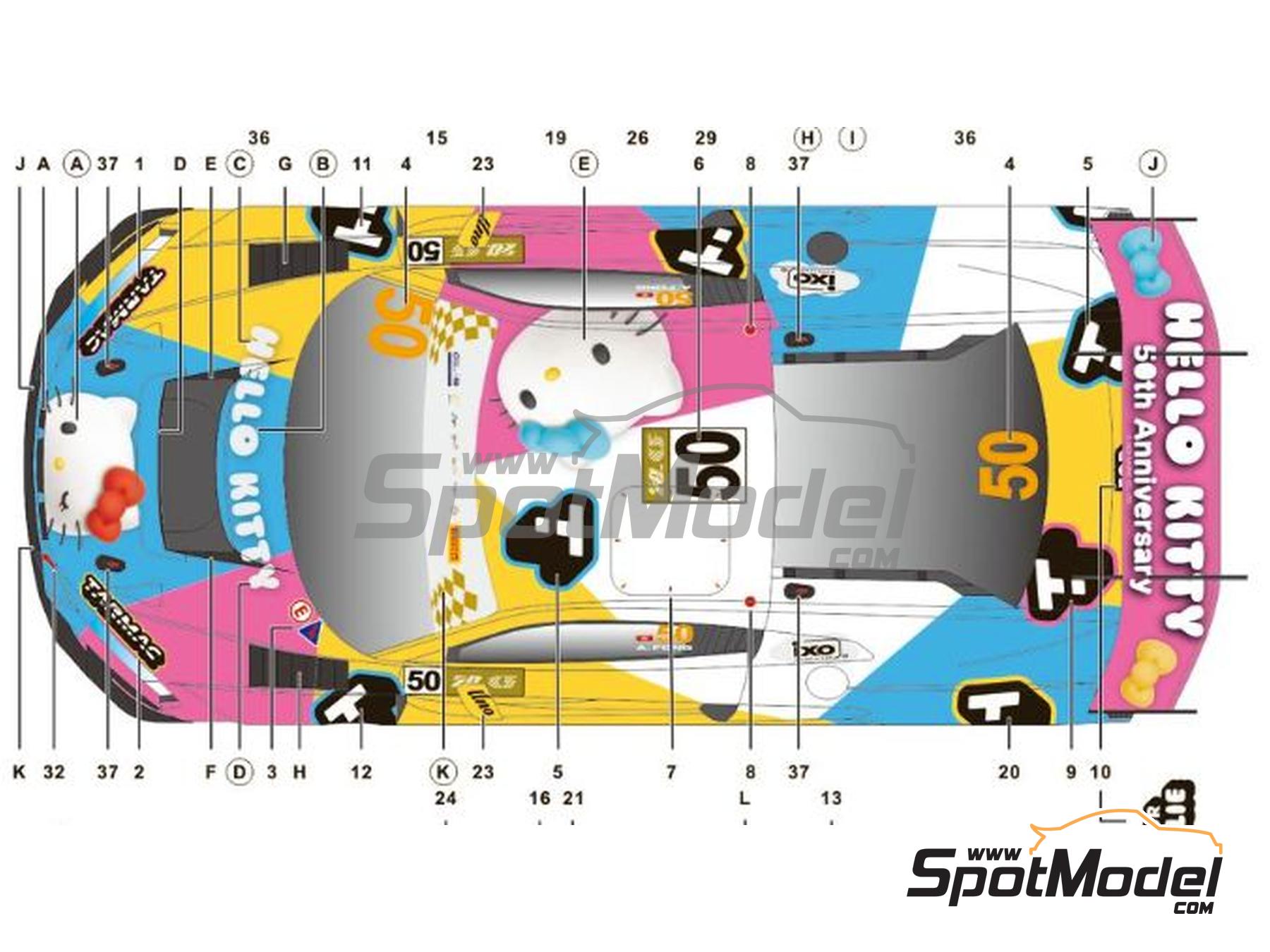 SK Decals SK24182: Marking / livery 1/24 scale - Audi R8 LMS Evo II GT3 ...