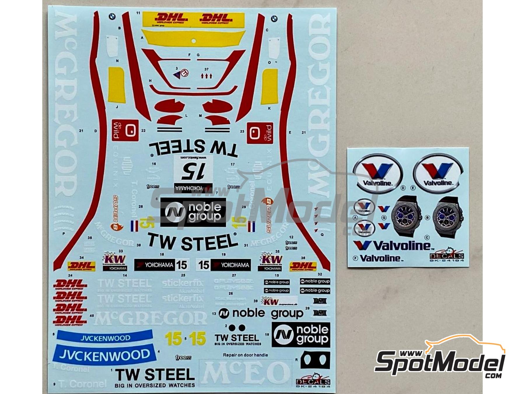 SK Decals SK24184: Marking / livery 1/24 scale - BMW 320si E90 ROAL ...