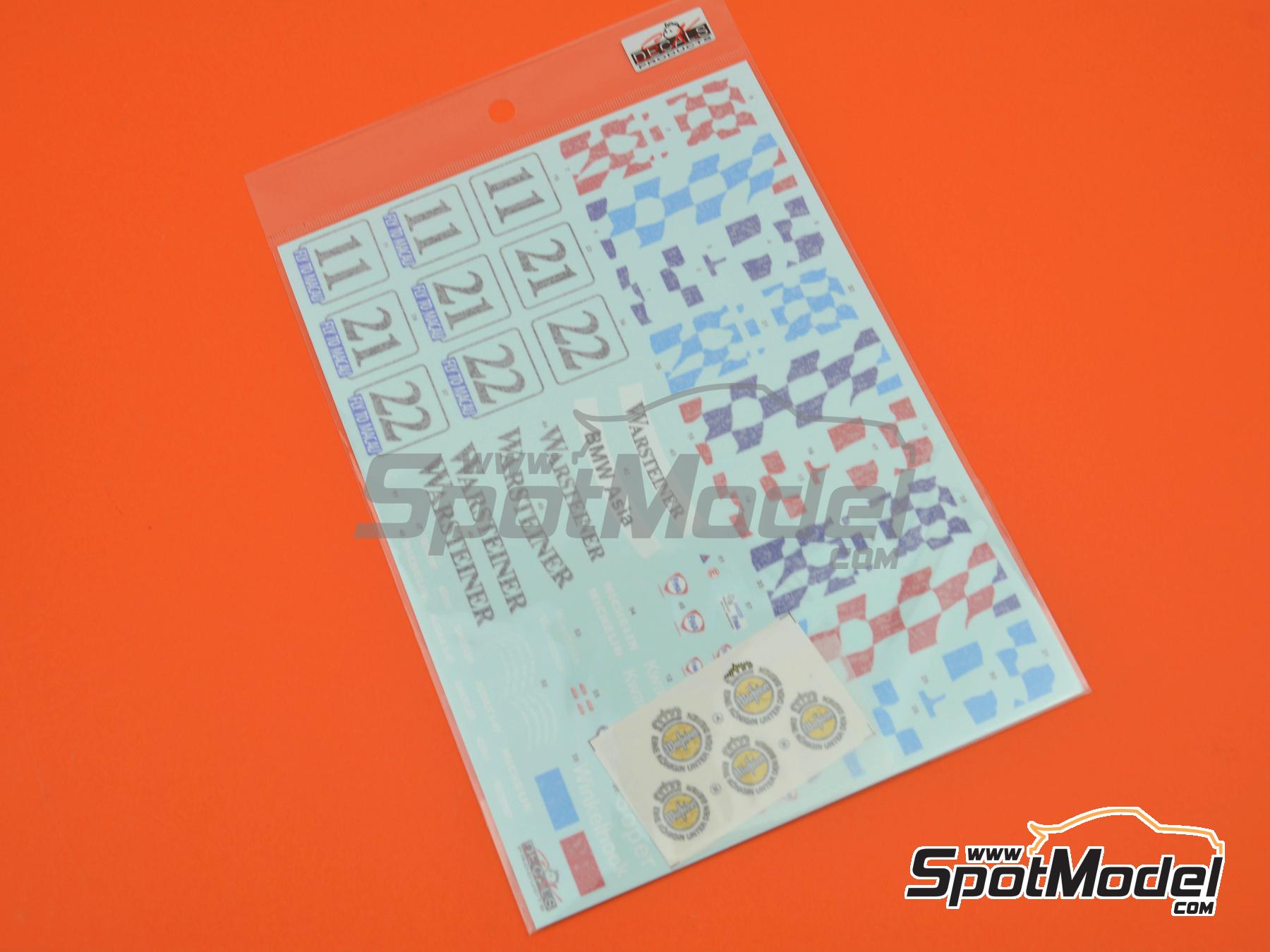 SK Decals SK24193: Marking / livery 1/24 scale - BMW 320i E36 Schnitzer ...
