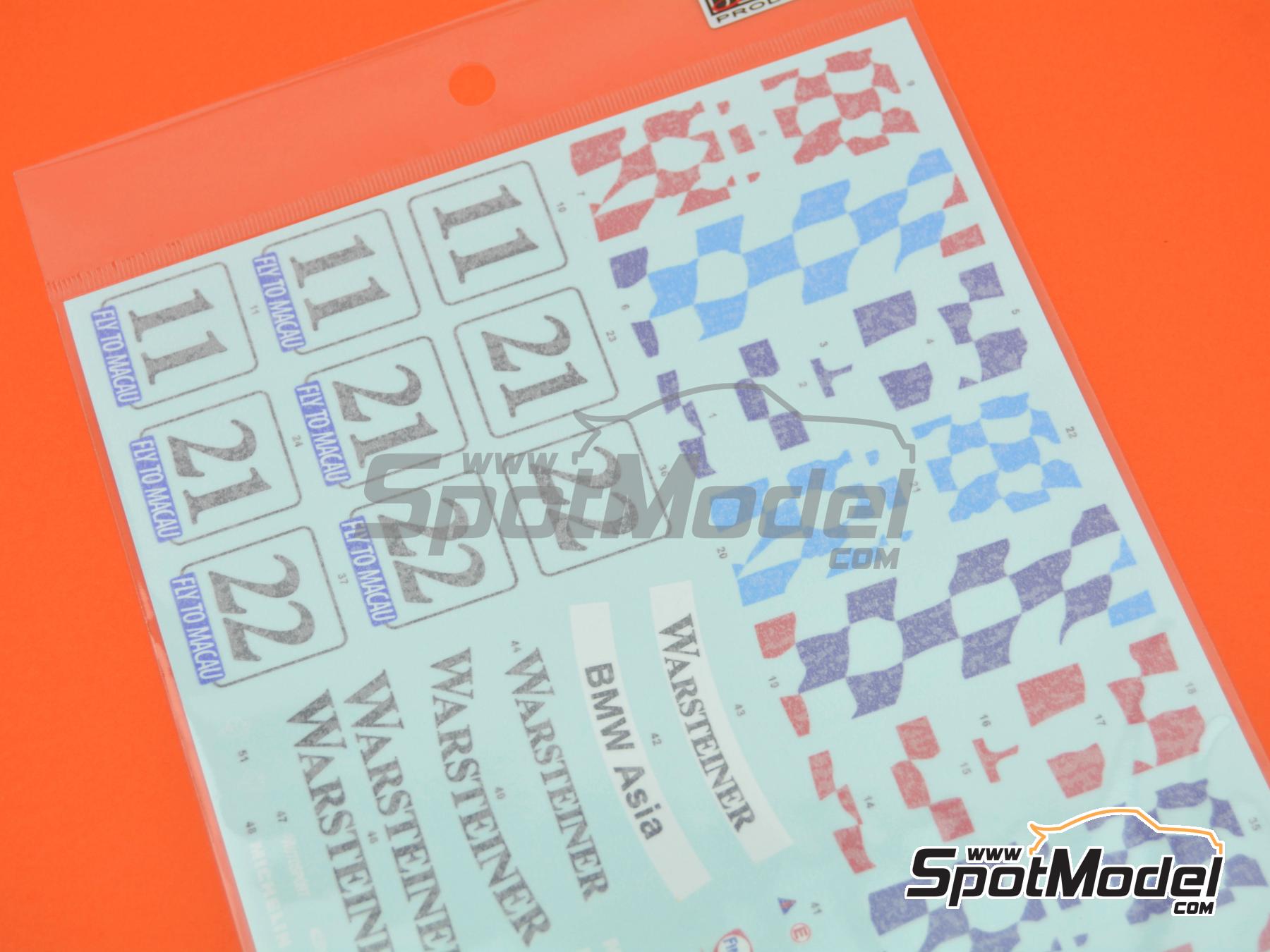 SK Decals SK24193: Marking / livery 1/24 scale - BMW 320i E36 Schnitzer ...