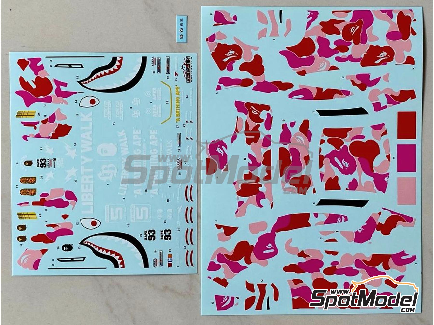 SK Decals SK-24209: Marking / livery 1/24 scale - Liberty Walk LB Works ...