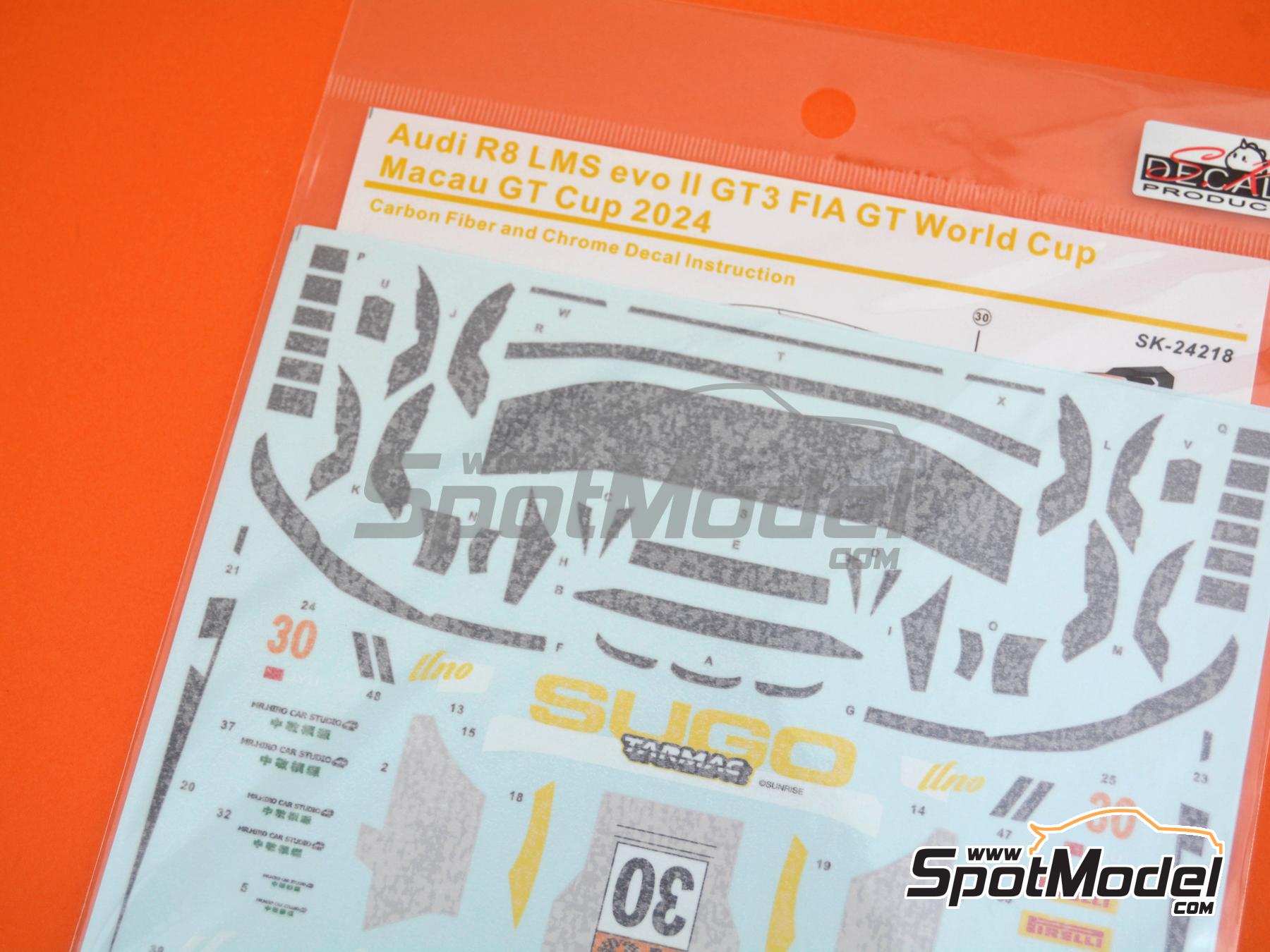 SK Decals SK-24218: Marking / livery 1/24 scale - Audi R8 LMS Evo II ...