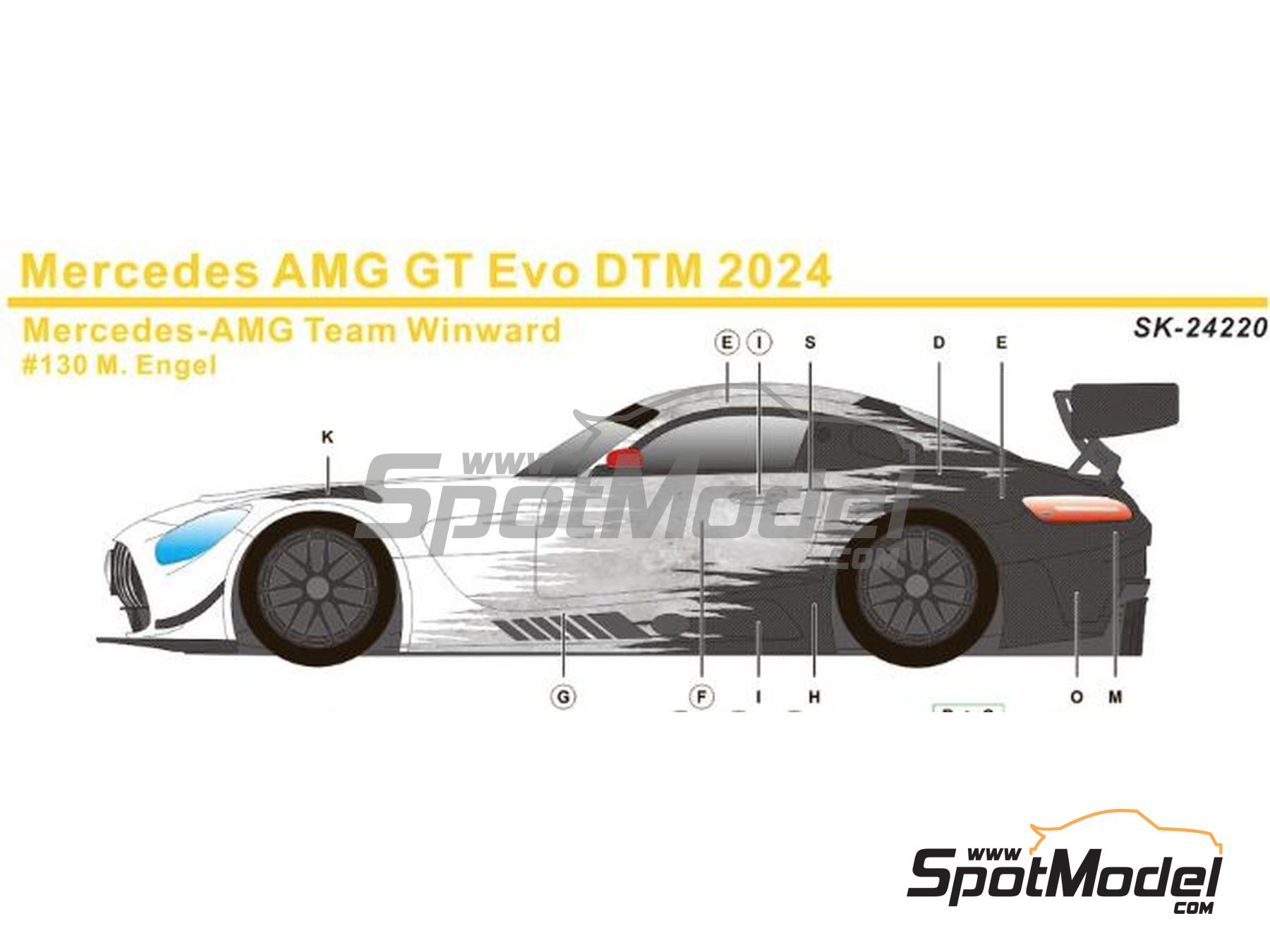 SK Decals SK-24220: Marking / livery 1/24 scale - Mercedes AMG GT3 Evo ...