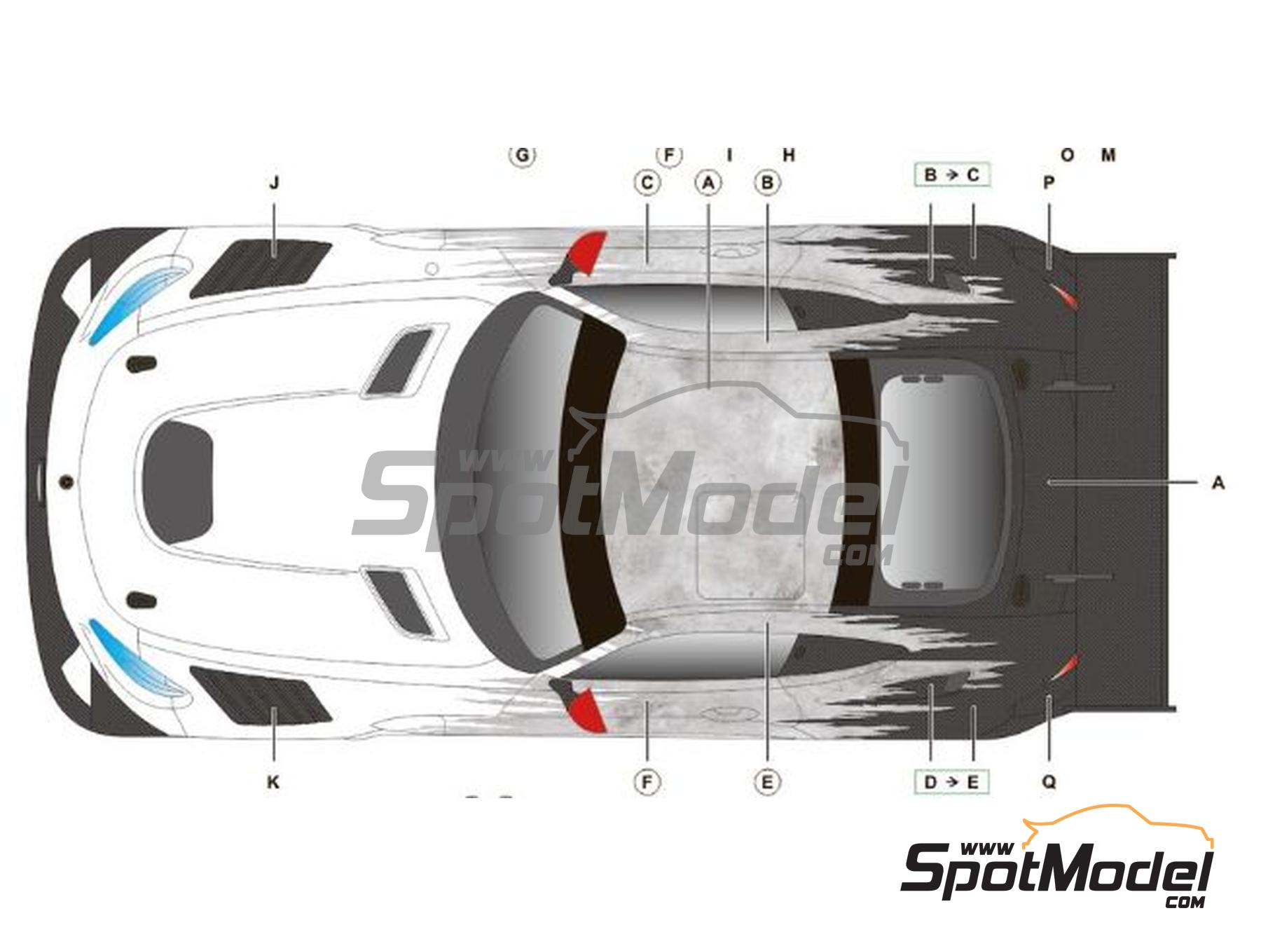 SK Decals SK-24220: Marking / livery 1/24 scale - Mercedes AMG GT3 Evo ...