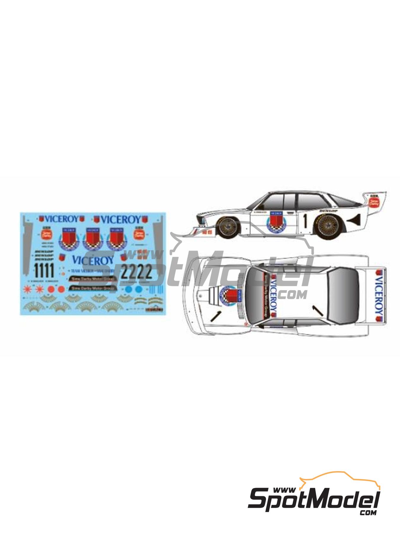SK Decals SK24230: Marking / livery 1/24 scale - BMW 320 E21 Turbo ...