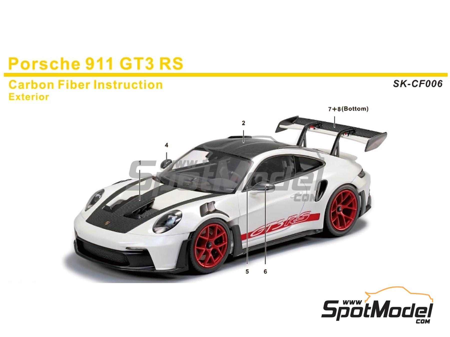 SK Decals SKCF006: Carbon fibre pattern decal set 1/24 scale - Porsche ...