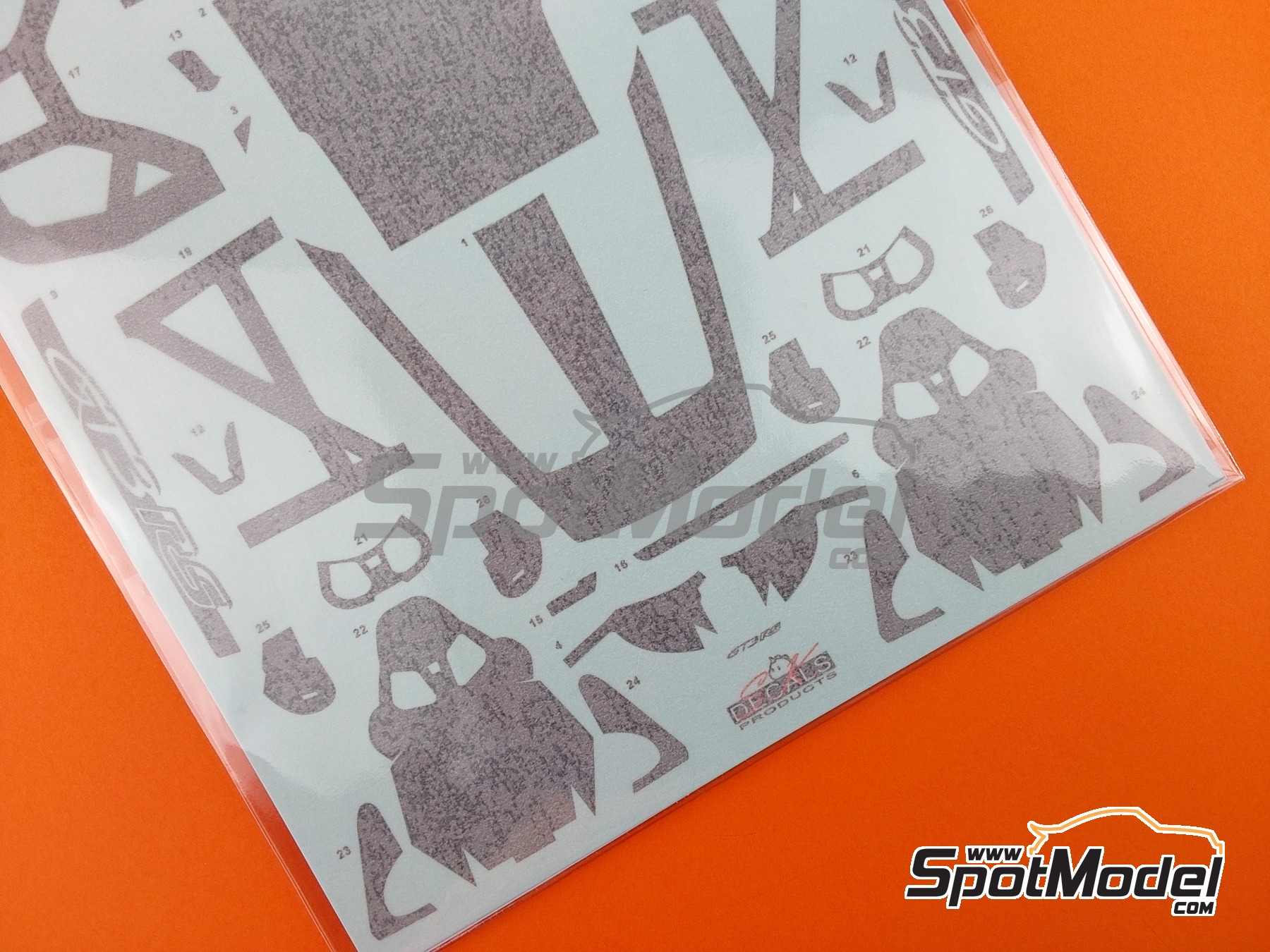 SK Decals SKCF006: Carbon fibre pattern decal set 1/24 scale - Porsche ...