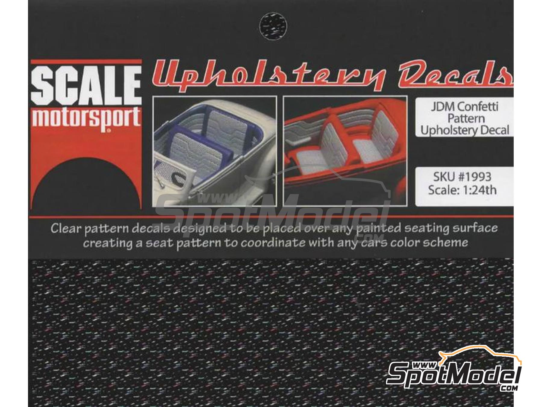 Scale Motorsport 1993: Decals - JDM Confetti Upholstery (ref. SM1993 ...