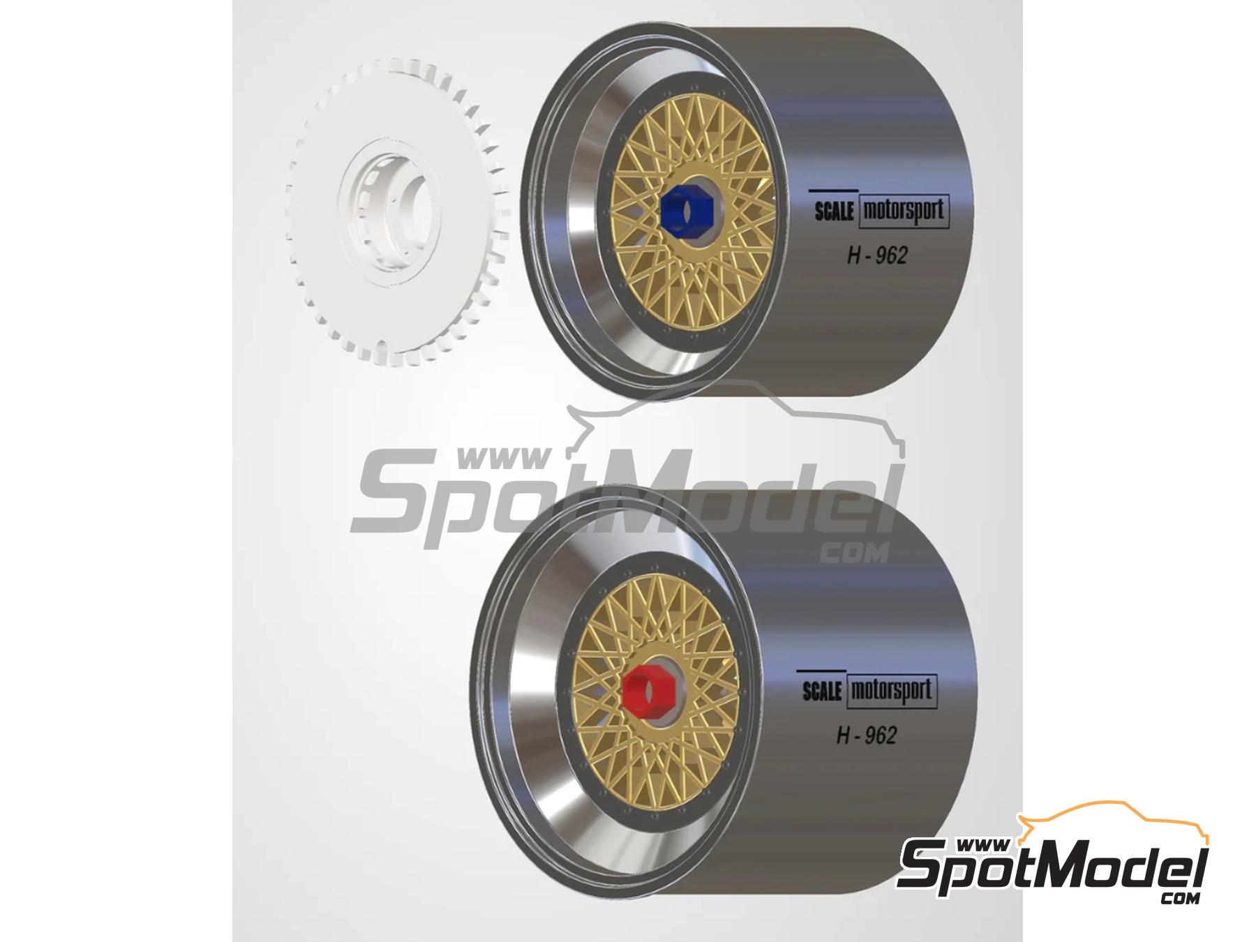 Scale Motorsport 60222: Rims 1/24 scale - Porsche 962C - for Hasegawa ...