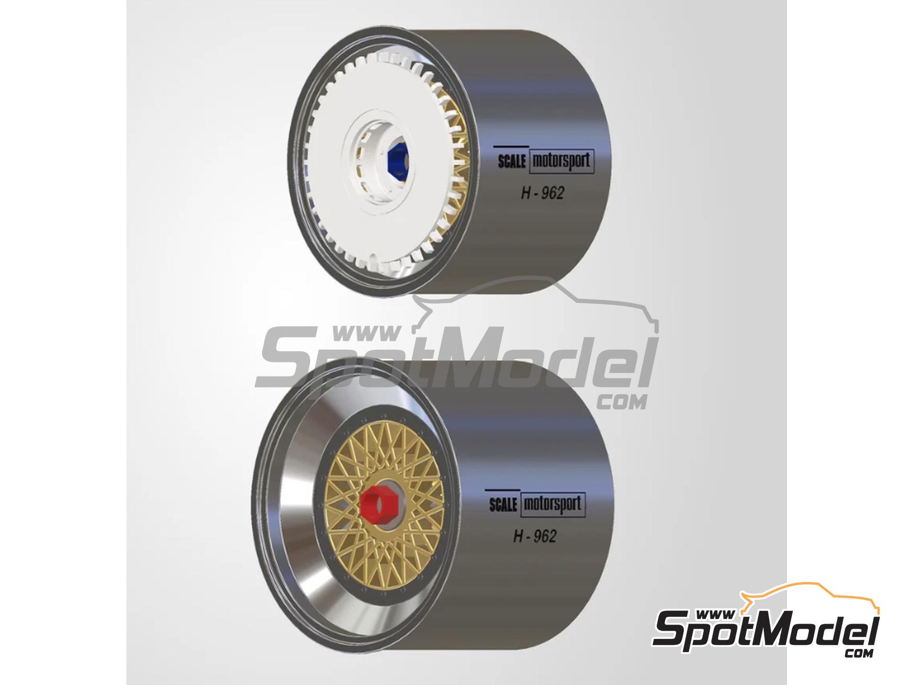 Scale Motorsport 60222: Rims 1/24 scale - Porsche 962C - for Hasegawa ...