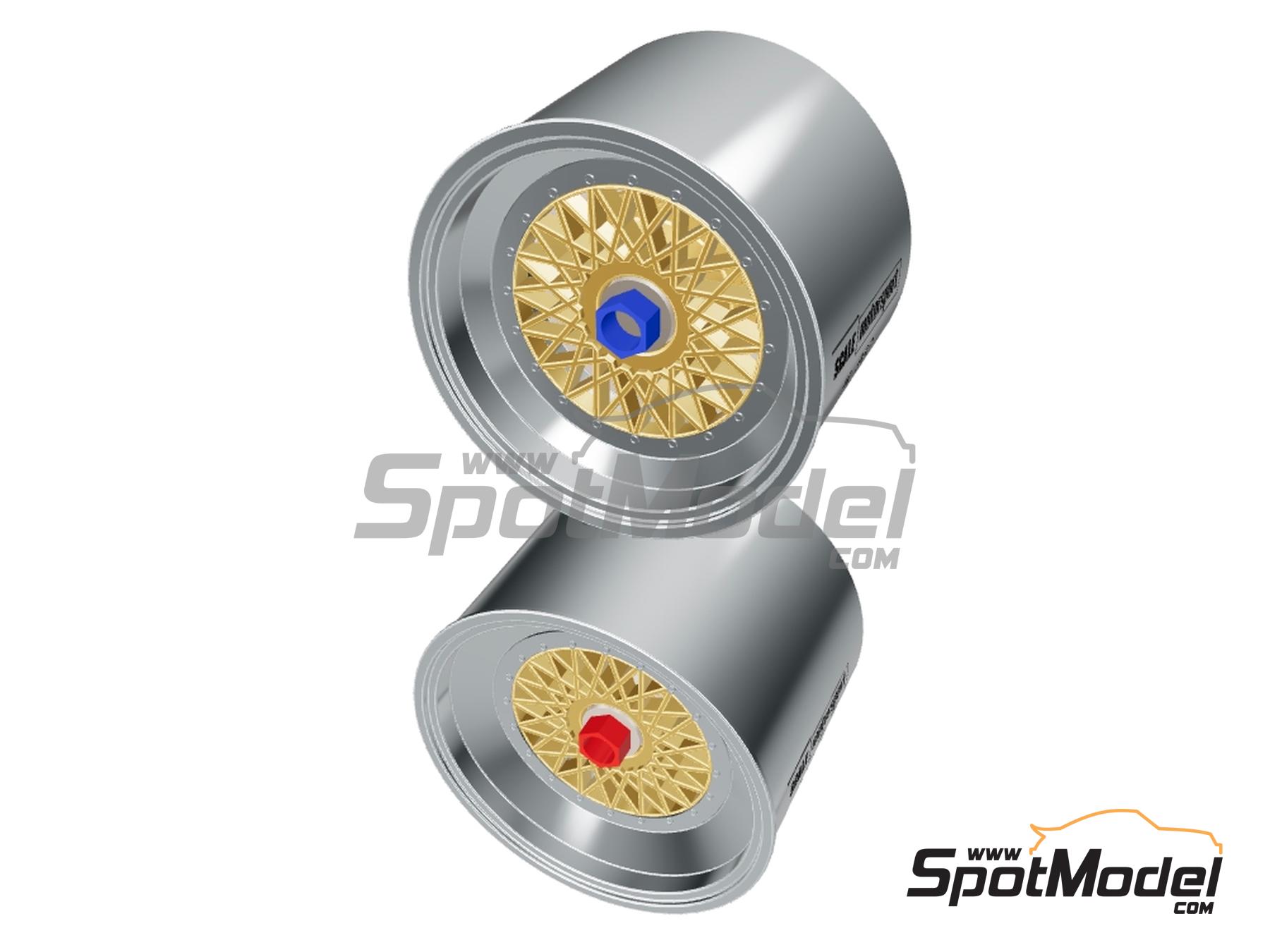 Scale Motorsport 60222: Rims 1/24 scale - Porsche 962C - for Hasegawa ...