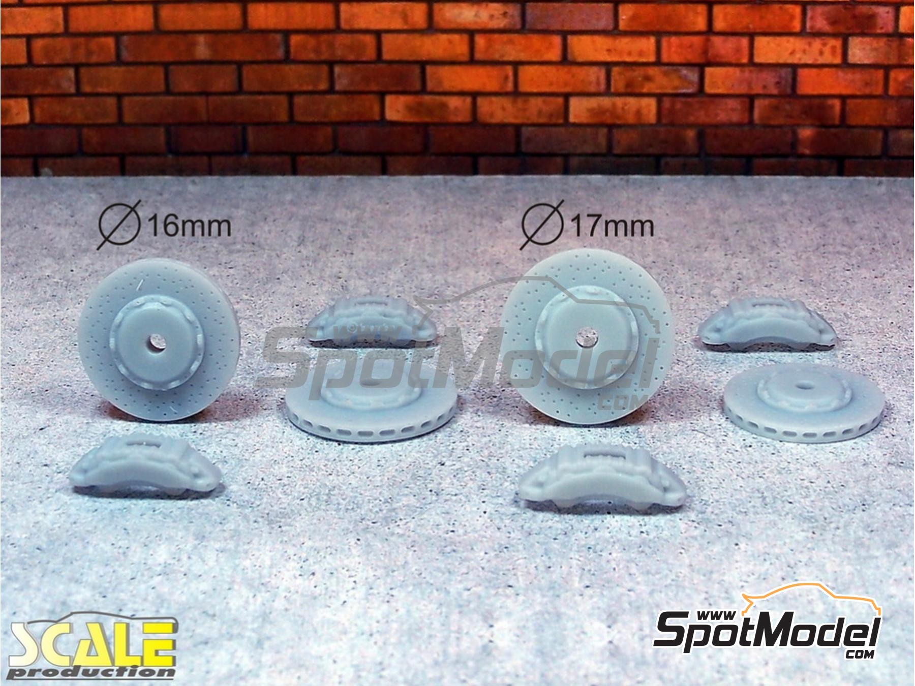 Scale Production SP24324: Brakes 1/24 scale - Brembo drilled disc - 2 ...