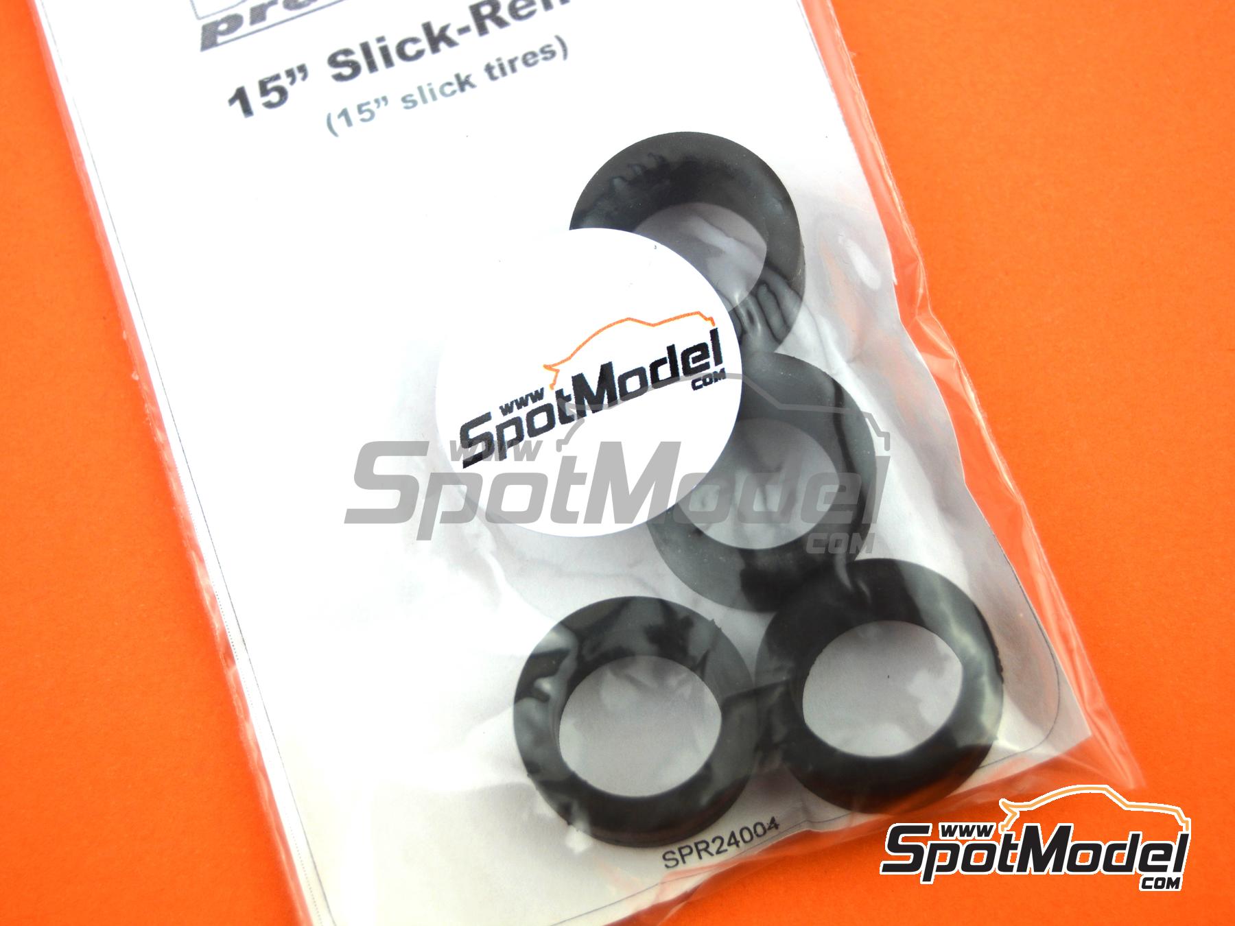 Scale Production SPR24004: Tyre set 1/24 scale - Slicks 15 inches set 1 ...
