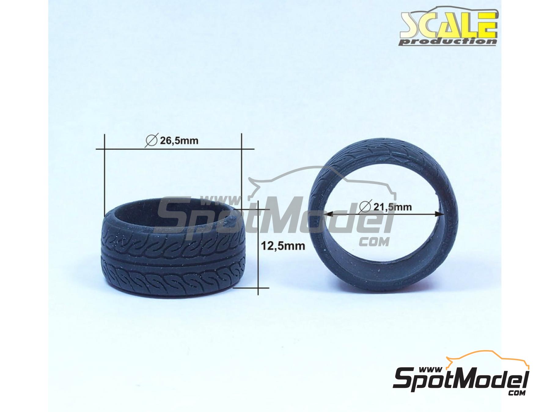Scale Production SPR24030: Tyre set 1/24 scale - Yokohama Advan Neova ...