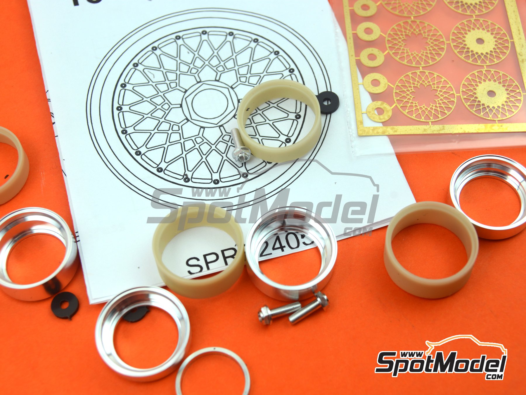 Scale Production SPRF24059: Rims 1/24 scale - BBS E56 16 inches - for ...