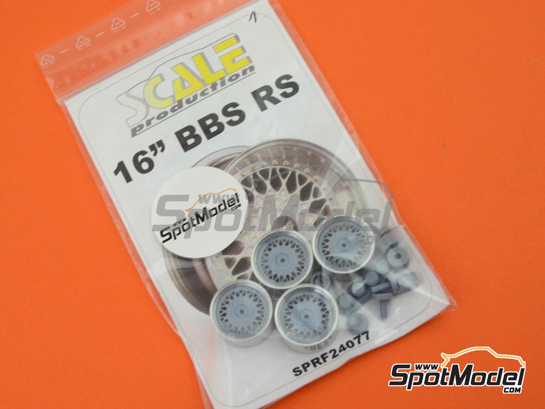 Scale Production SPRF24077#1: Rims 1/24 scale - BBS RS 16 inches - type ...