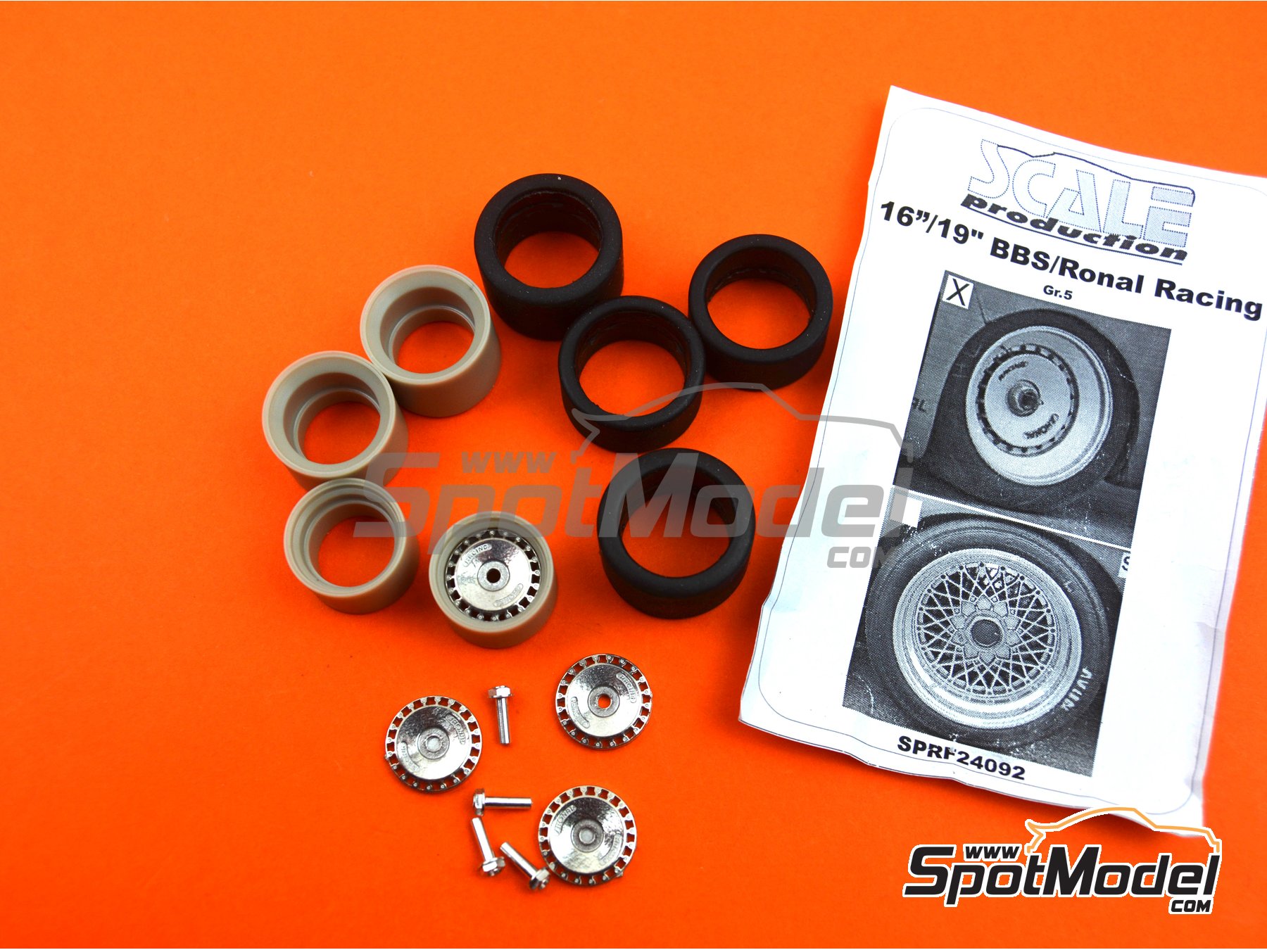 Scale Production SPRF24092: Rims 1/24 scale - Ronal rims 16 and 19 ...