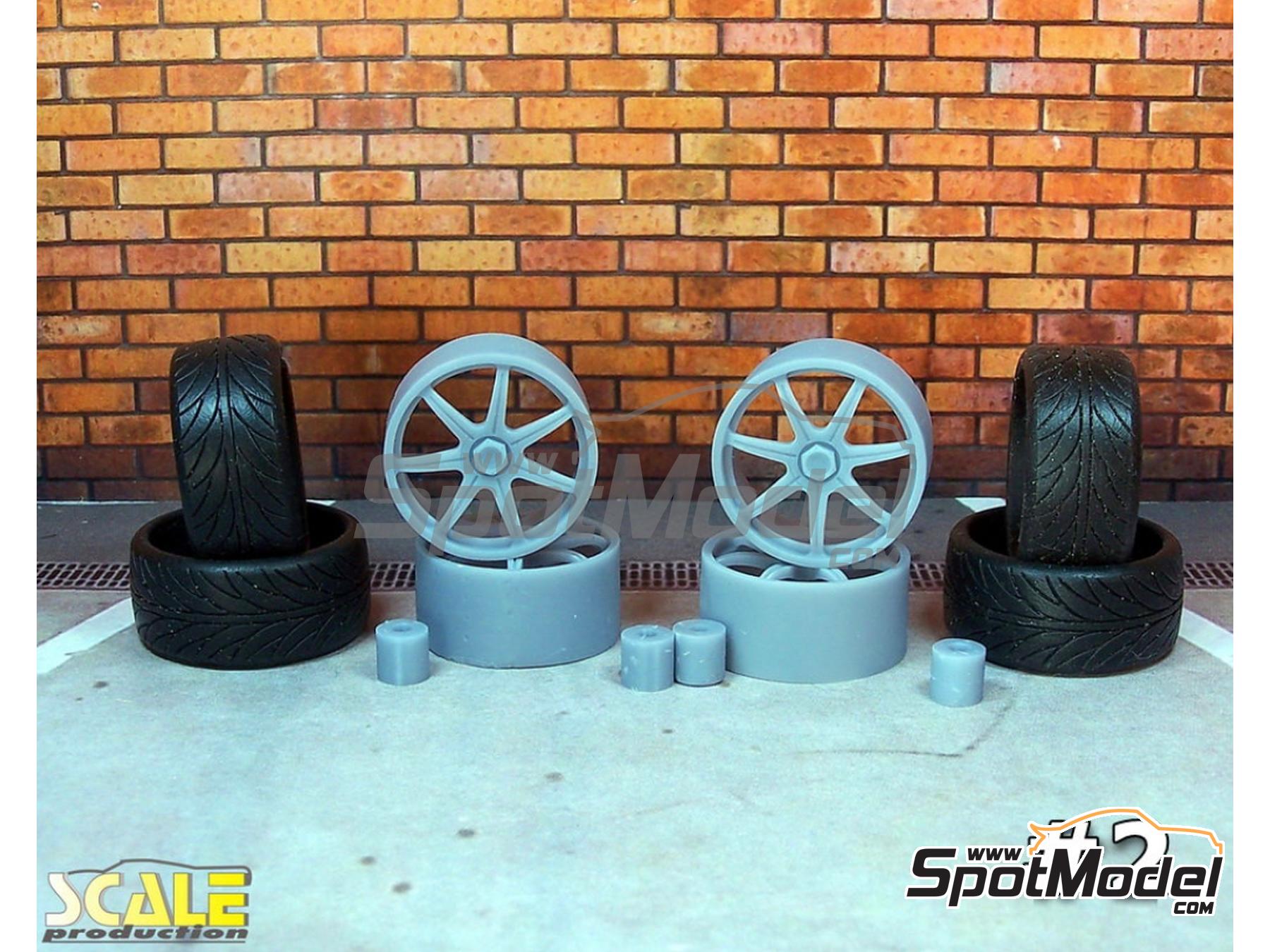 Scale Production SPRF24174#2-TYRES: Rims and tyres set 1/24 scale - 18 ...
