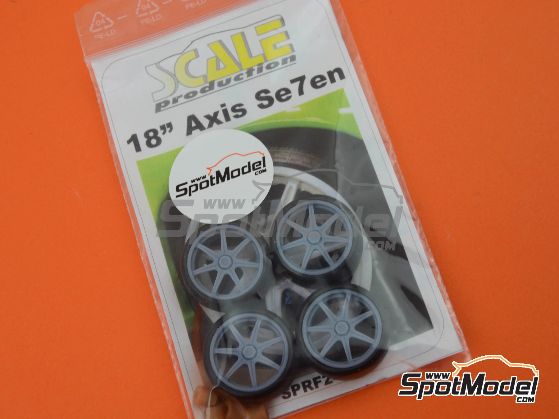 Scale Production SPRF24174#2-TYRES: Rims and tyres set 1/24 scale - 18 ...