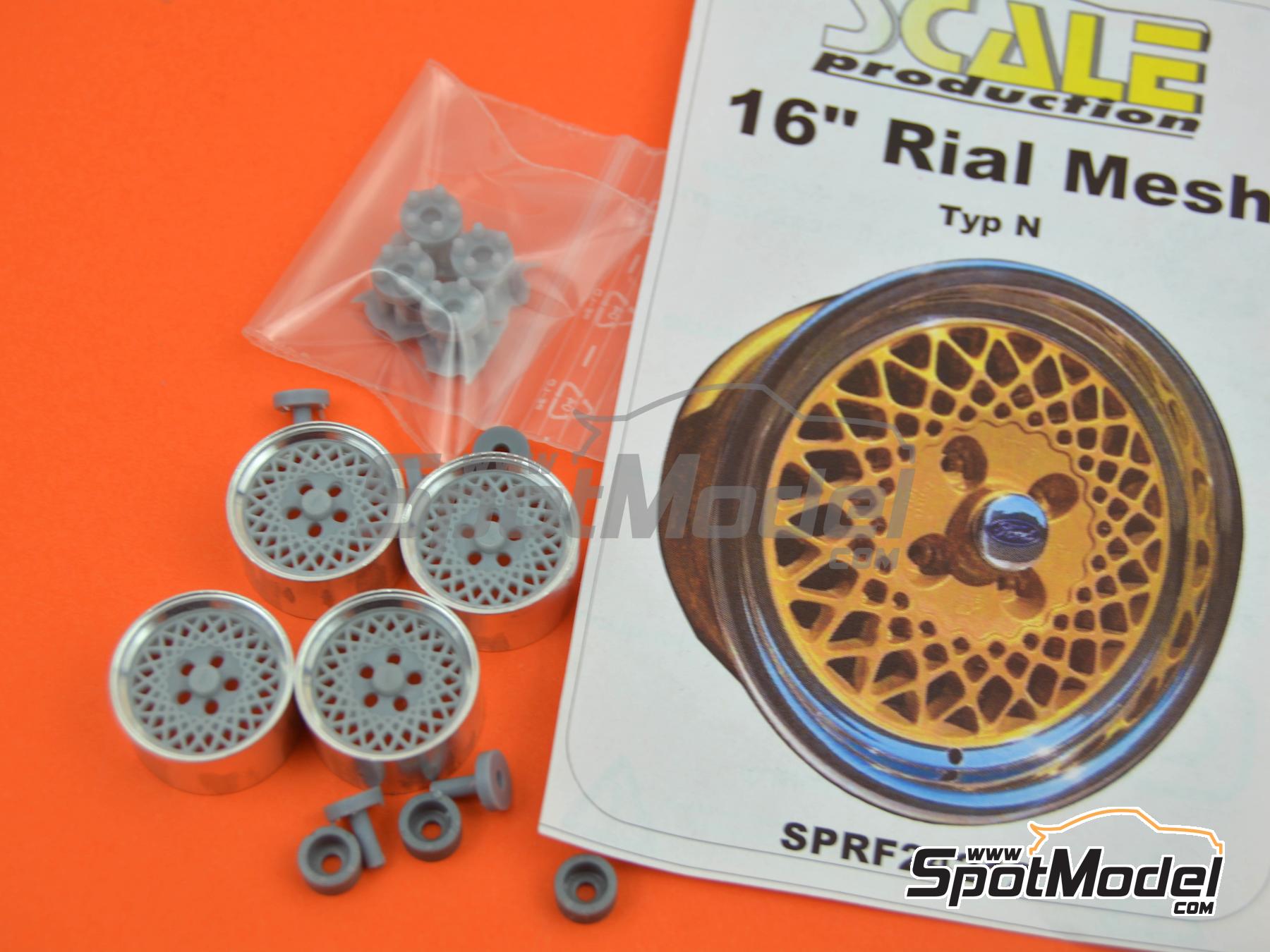 Scale Production SPRF24212: Rims 1/24 scale - Rial Mesh Type N 16 ...