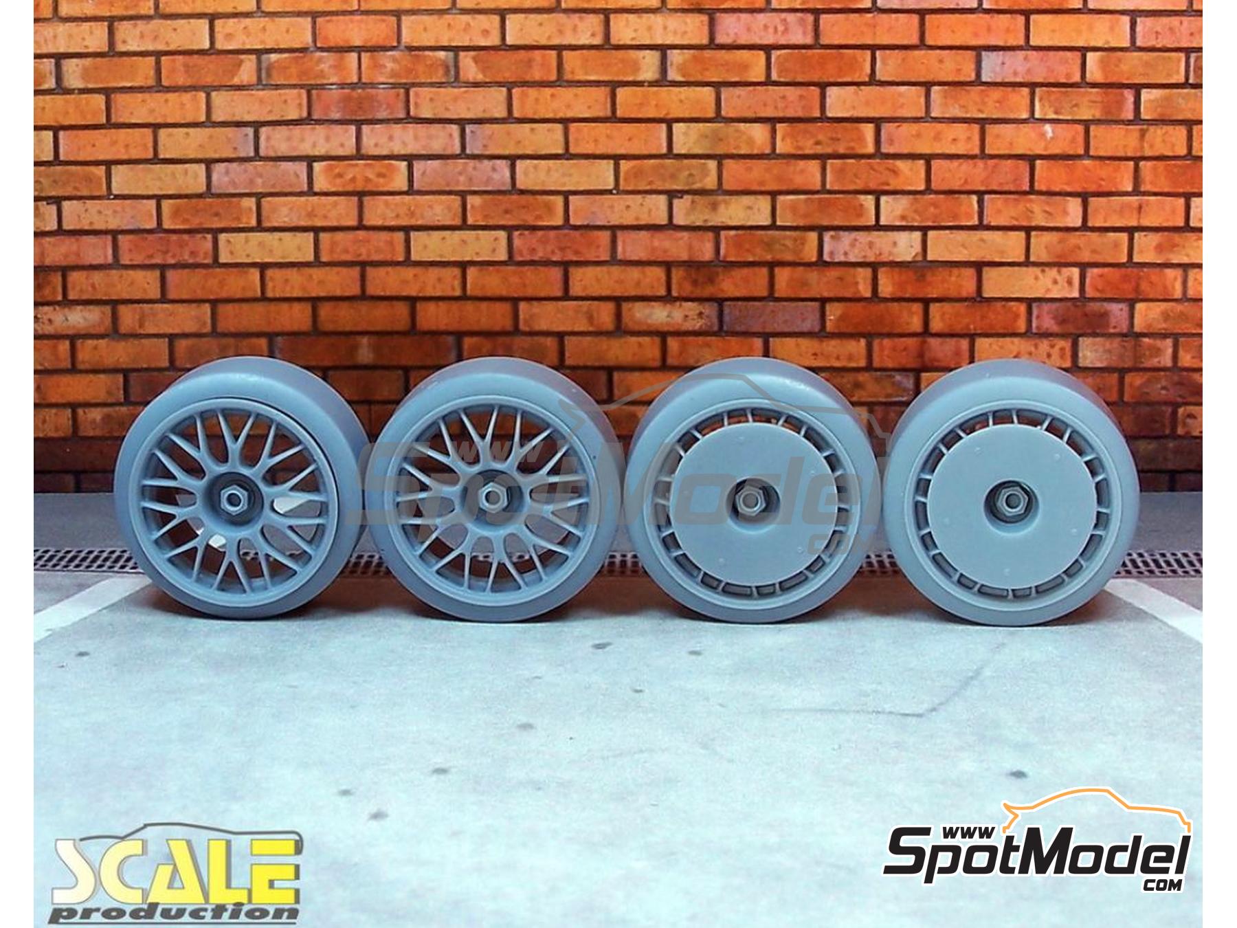 Scale Production SPRF24215: Rims and tyres set 1/24 scale - BBS RE276 ...