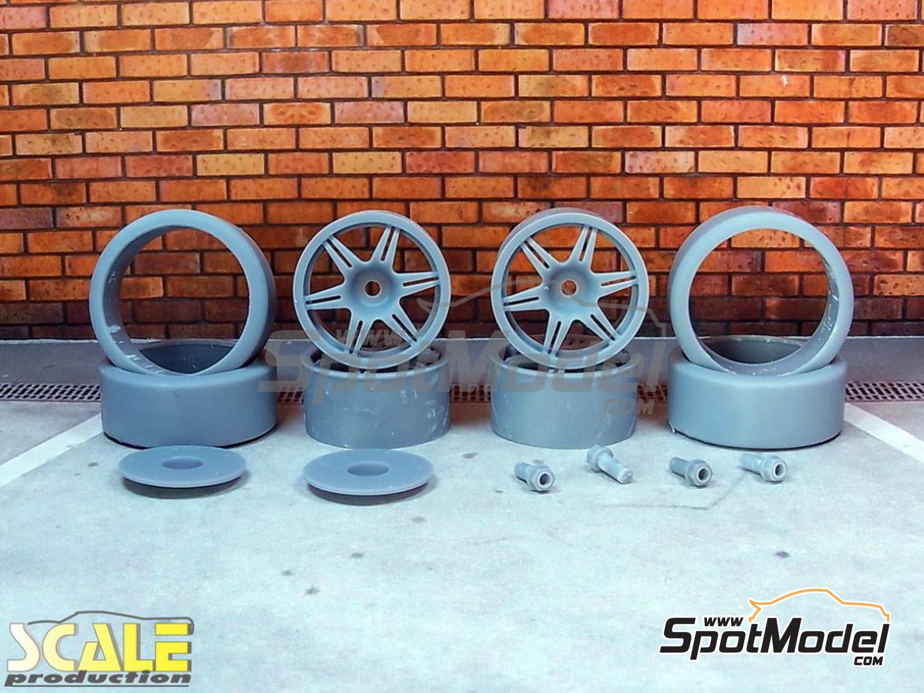Scale Production SPRF24216: Rims and tyres set 1/24 scale - Speedline ...