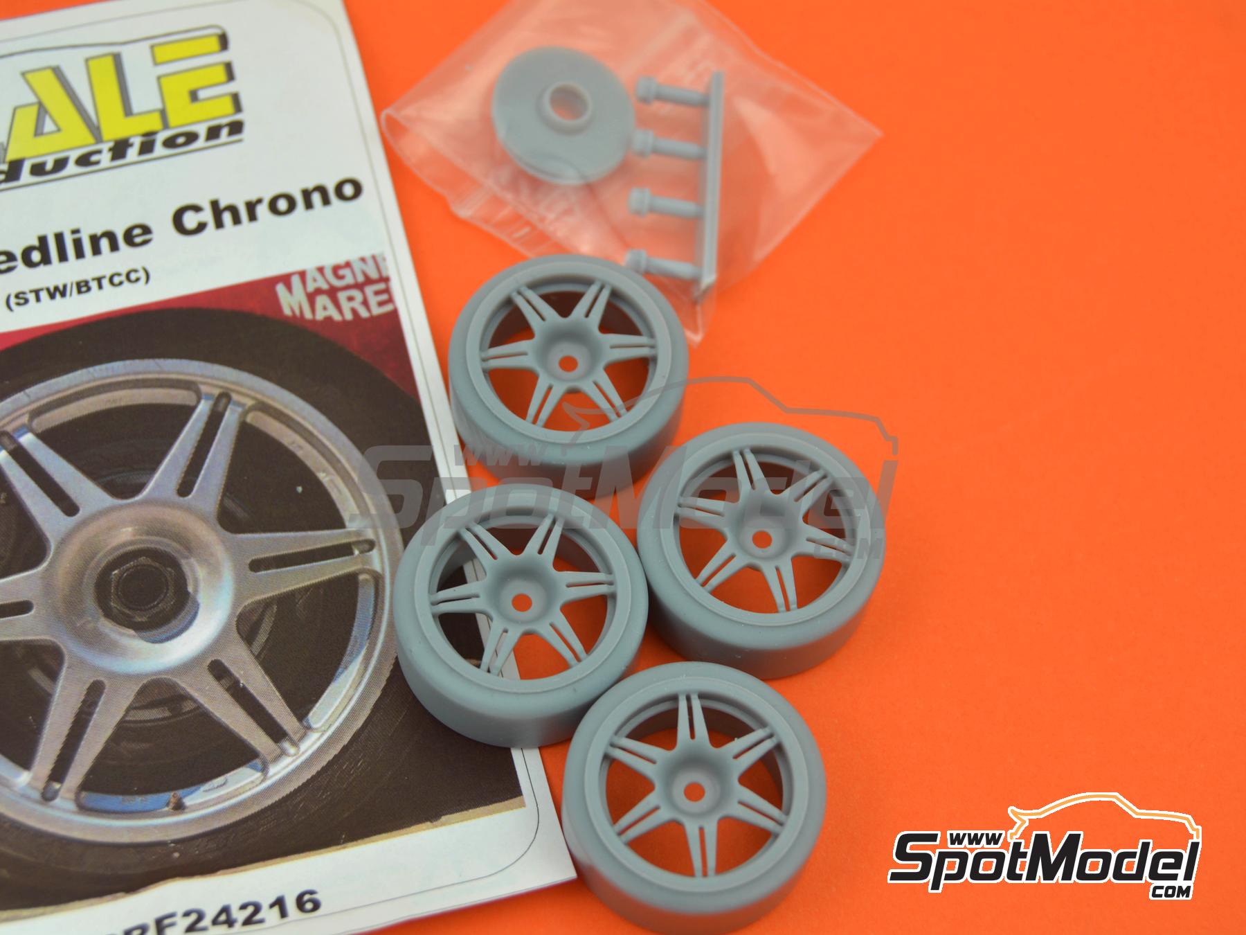 Scale Production SPRF24216: Rims and tyres set 1/24 scale - Speedline ...