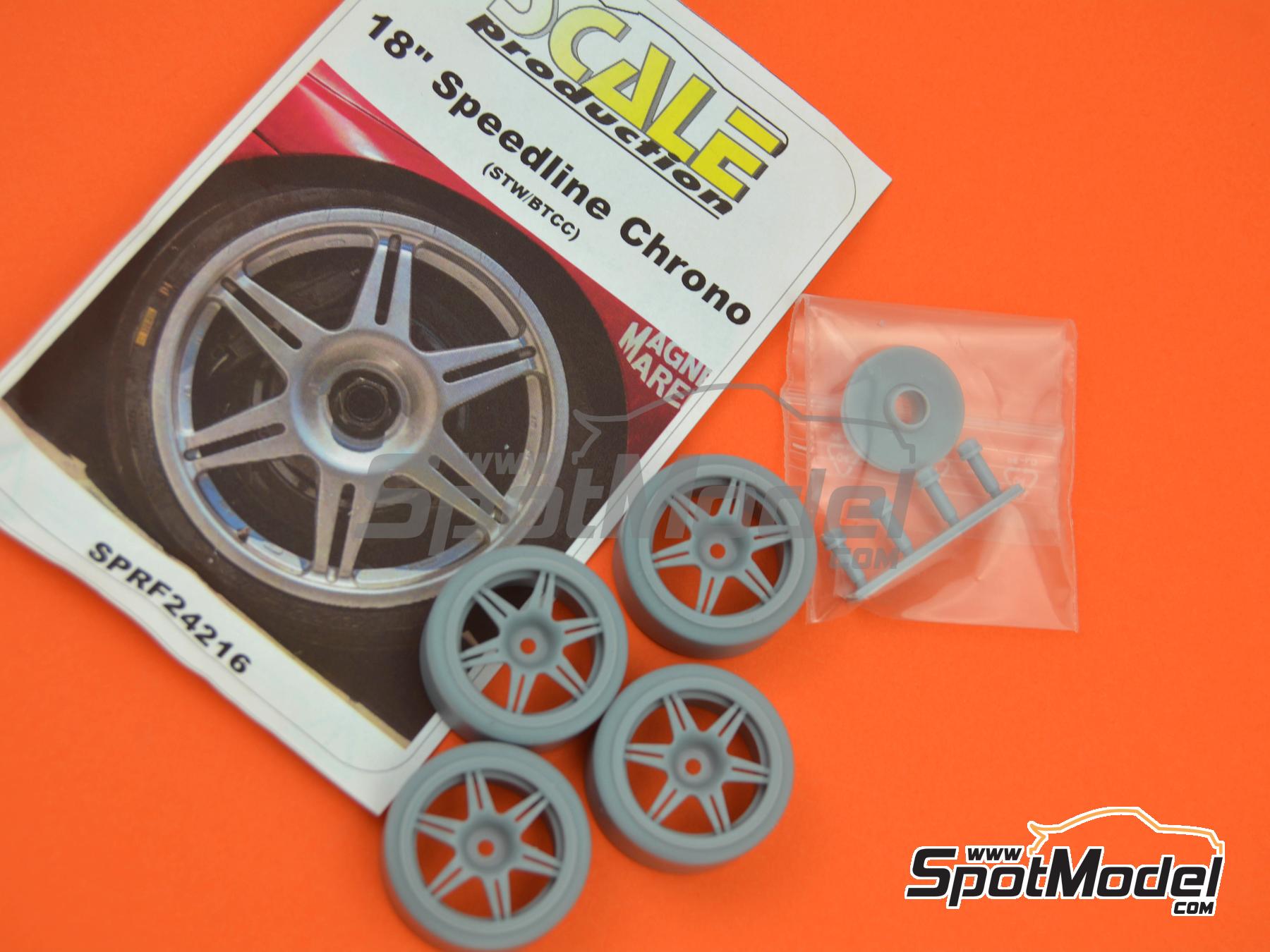 Scale Production SPRF24216: Rims and tyres set 1/24 scale - Speedline ...